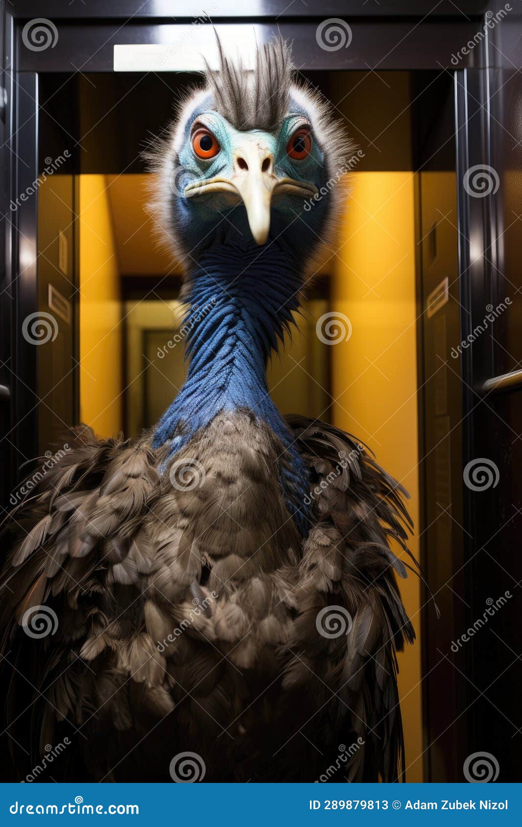 A Bird Looking at the Camera Stock Illustration - Illustration of gaze ...