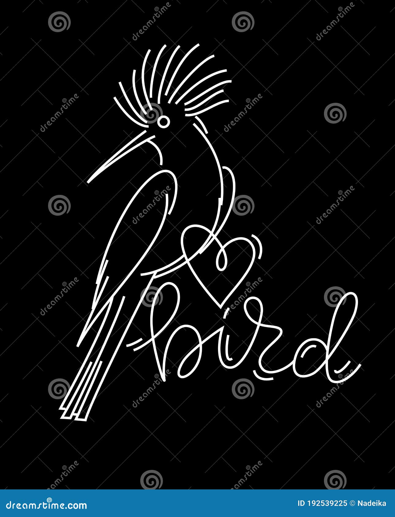 Nerd Bird Pattern Vector Illustration | CartoonDealer.com #30787428