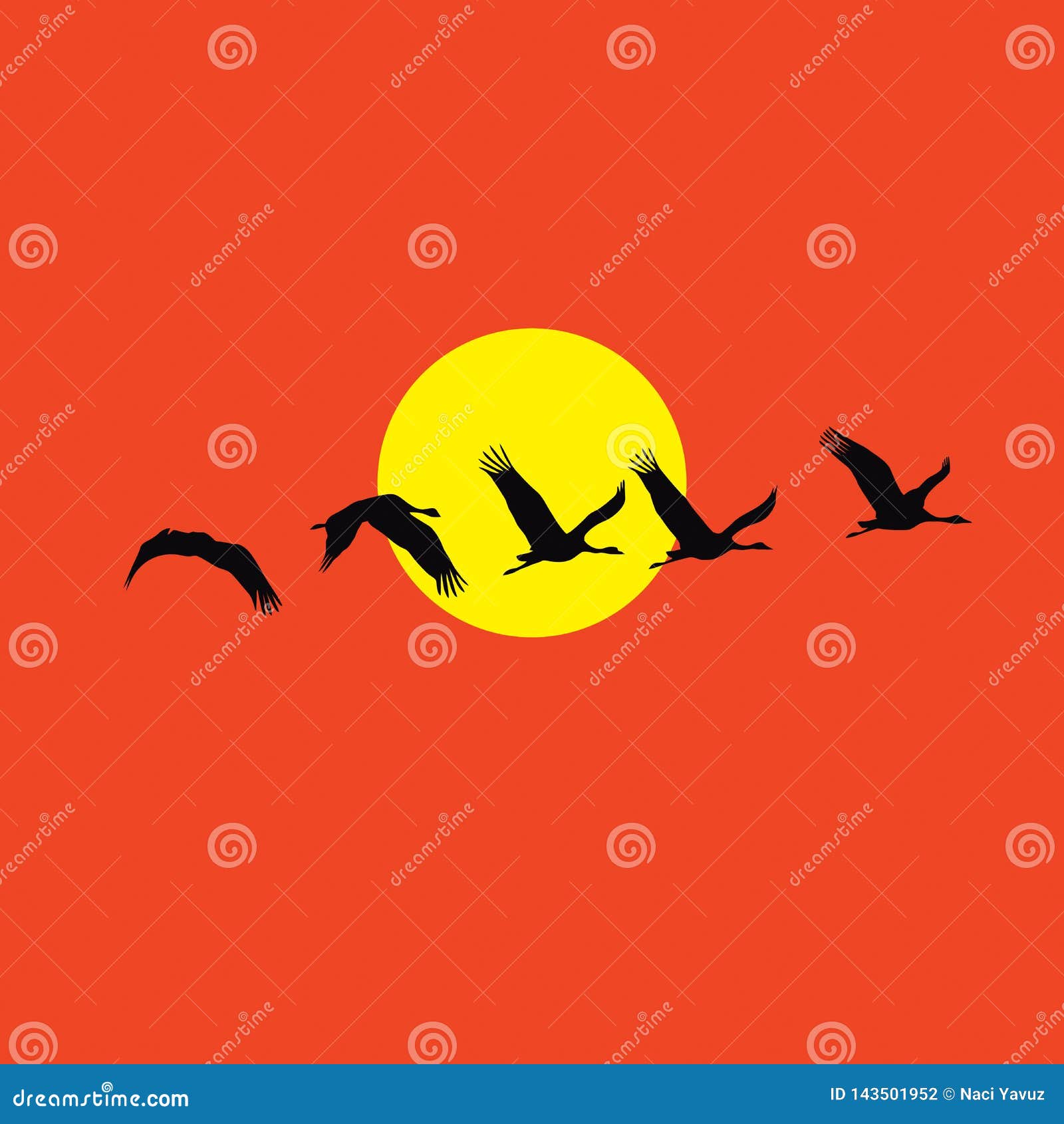 Bird Migration Concept Vector Linear Icon Isolated On Transparent ...