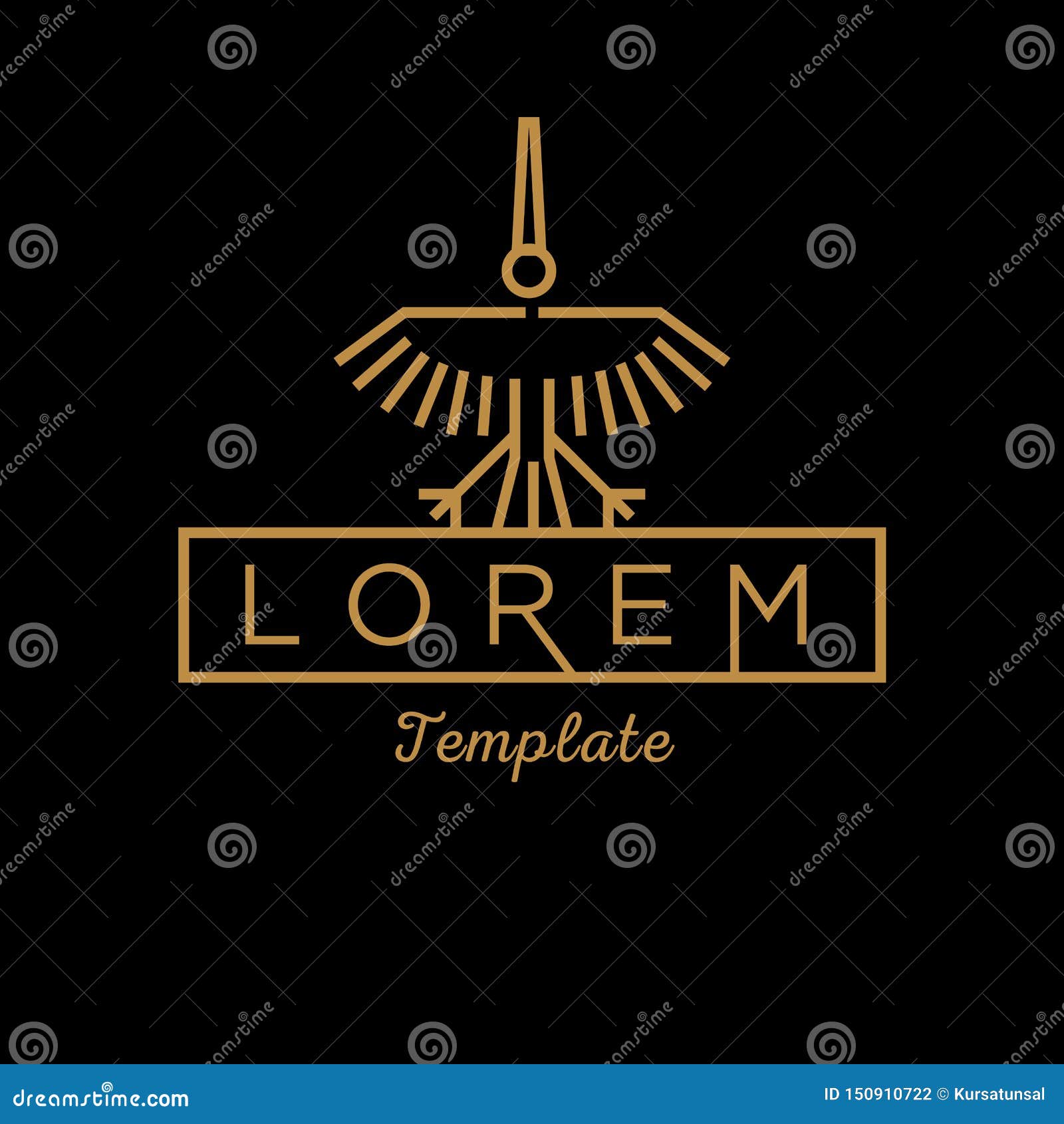 Bird Minimal Sign Vector Design Stock Illustration - Illustration of ...