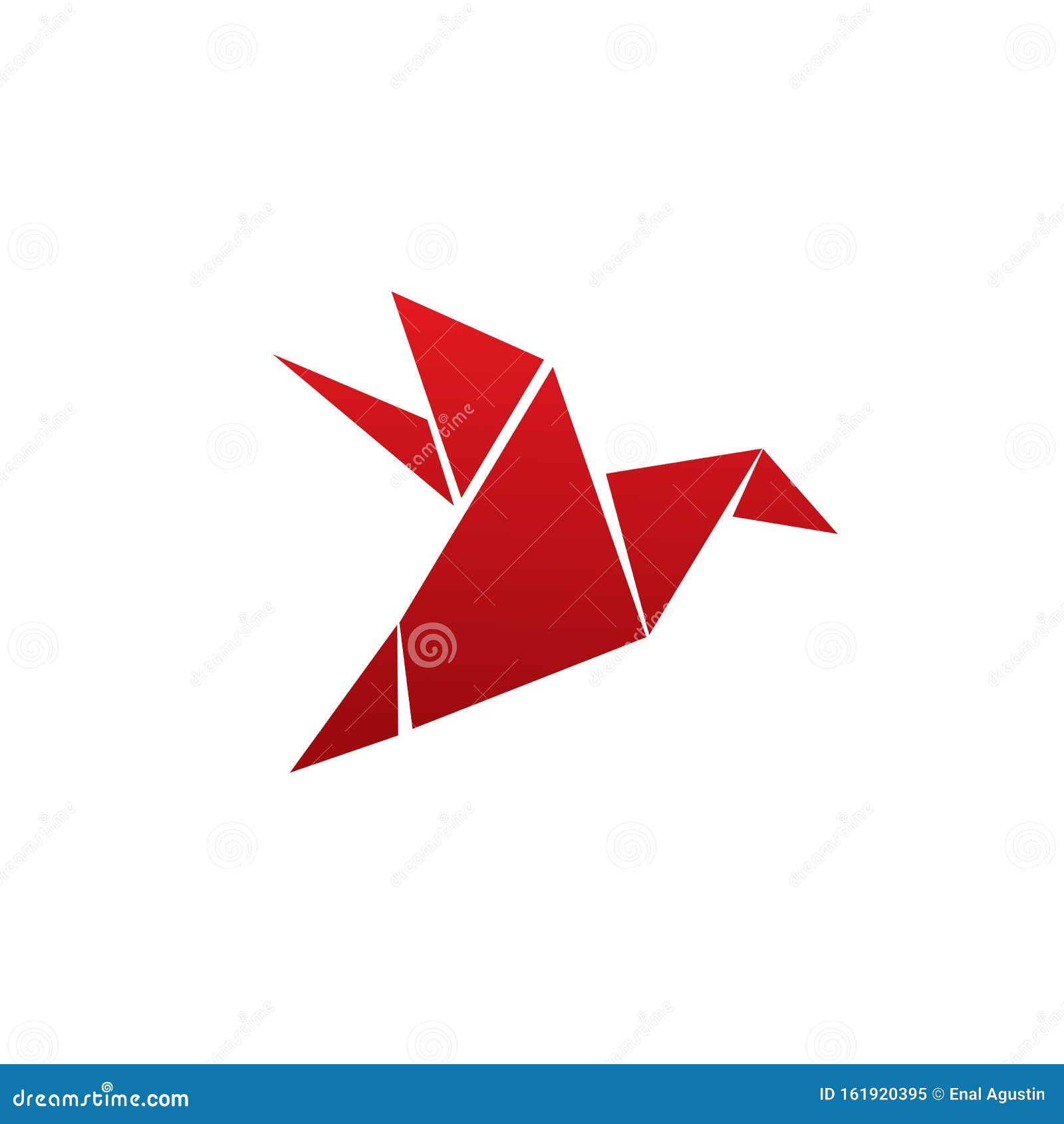 Bird Origami Logo Design Template Stock Vector - Illustration of symbol ...
