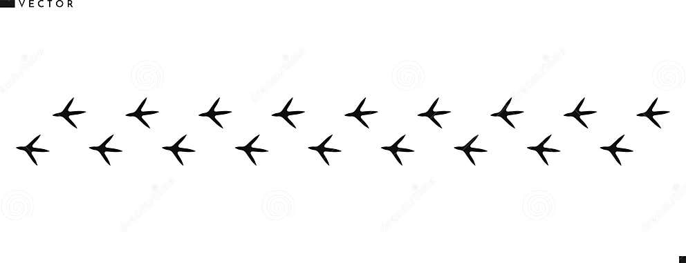Bird paw prints vector stock illustration. Illustration of animal ...