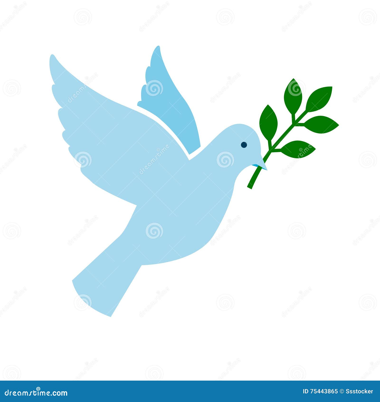 Blue Dove Clipart