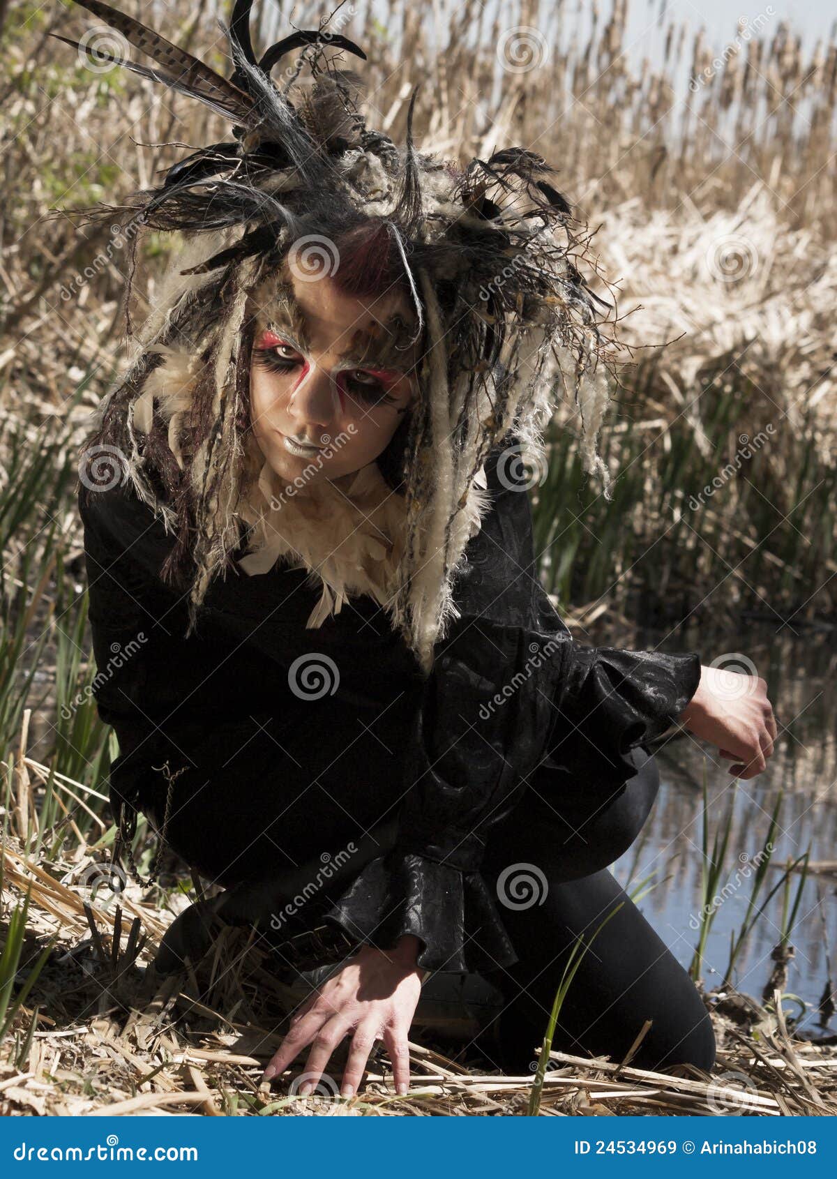Bird People stock image. Image of dress, costume, bird - 24534969