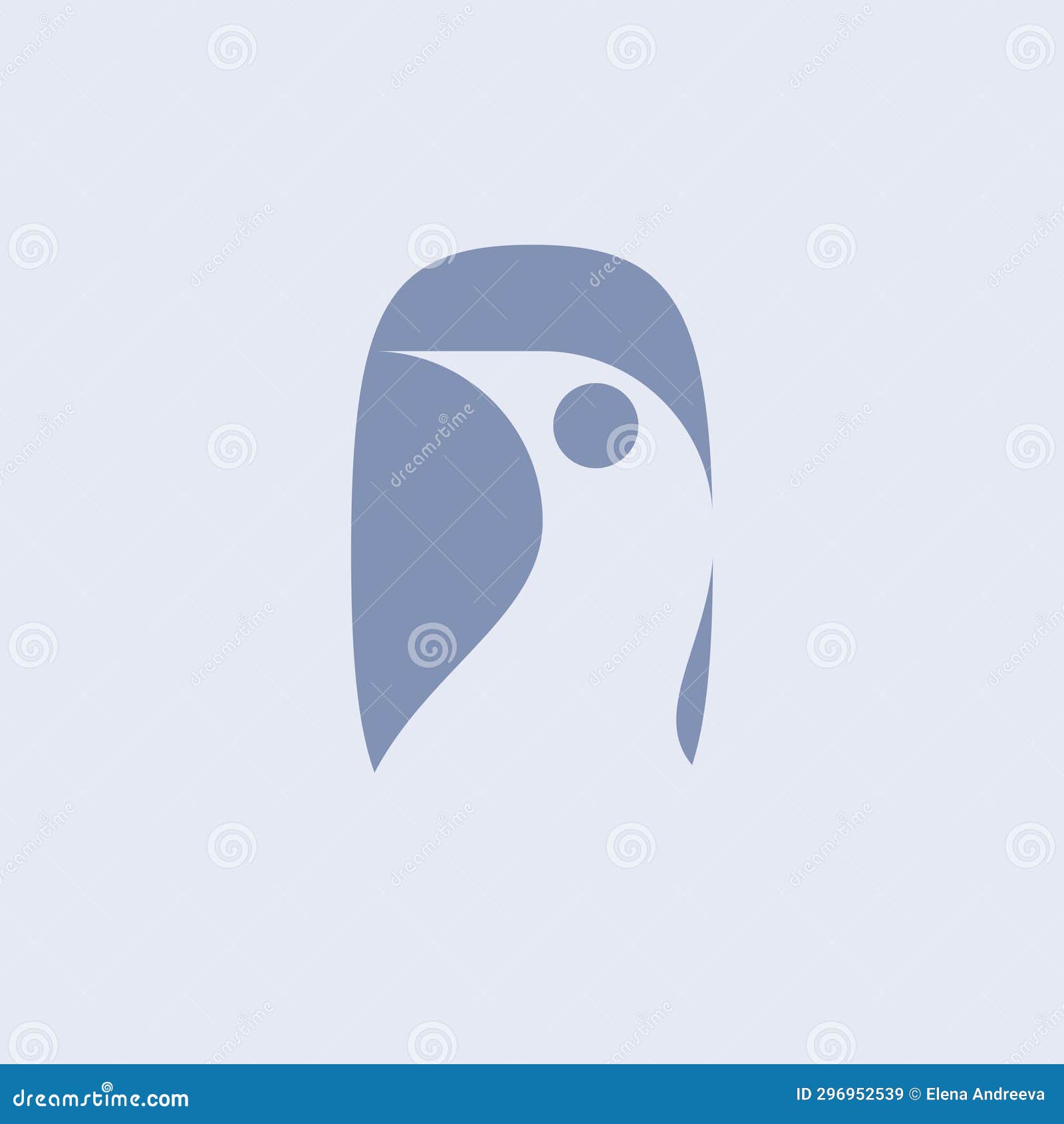 Owl Bird Portrait Closeup. Hand Drawn Sketch With Ballpen And Colored ...