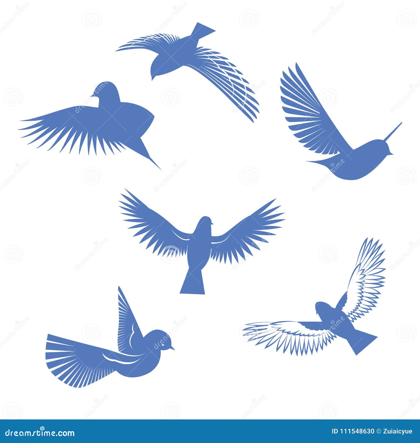 Bird icons stock vector. Illustration of icons, shapes - 111548630