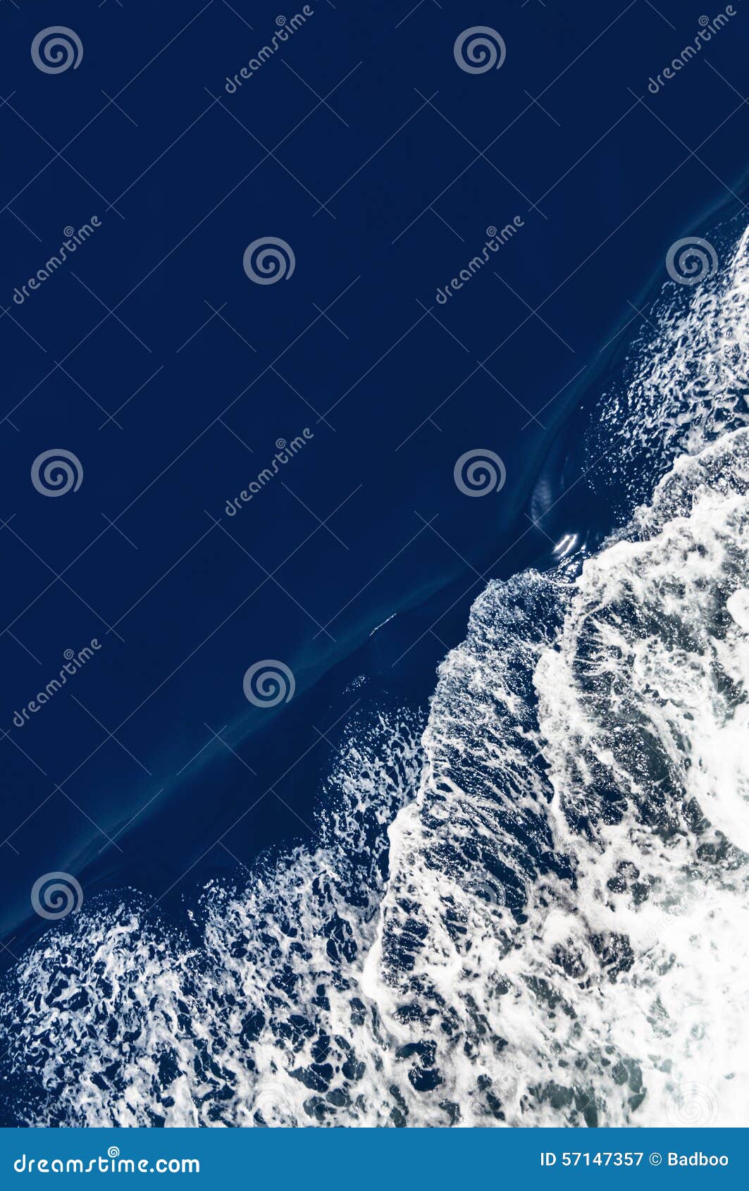 Bird S Eye View of a Bow Wave Stock Image - Image of view, surface ...