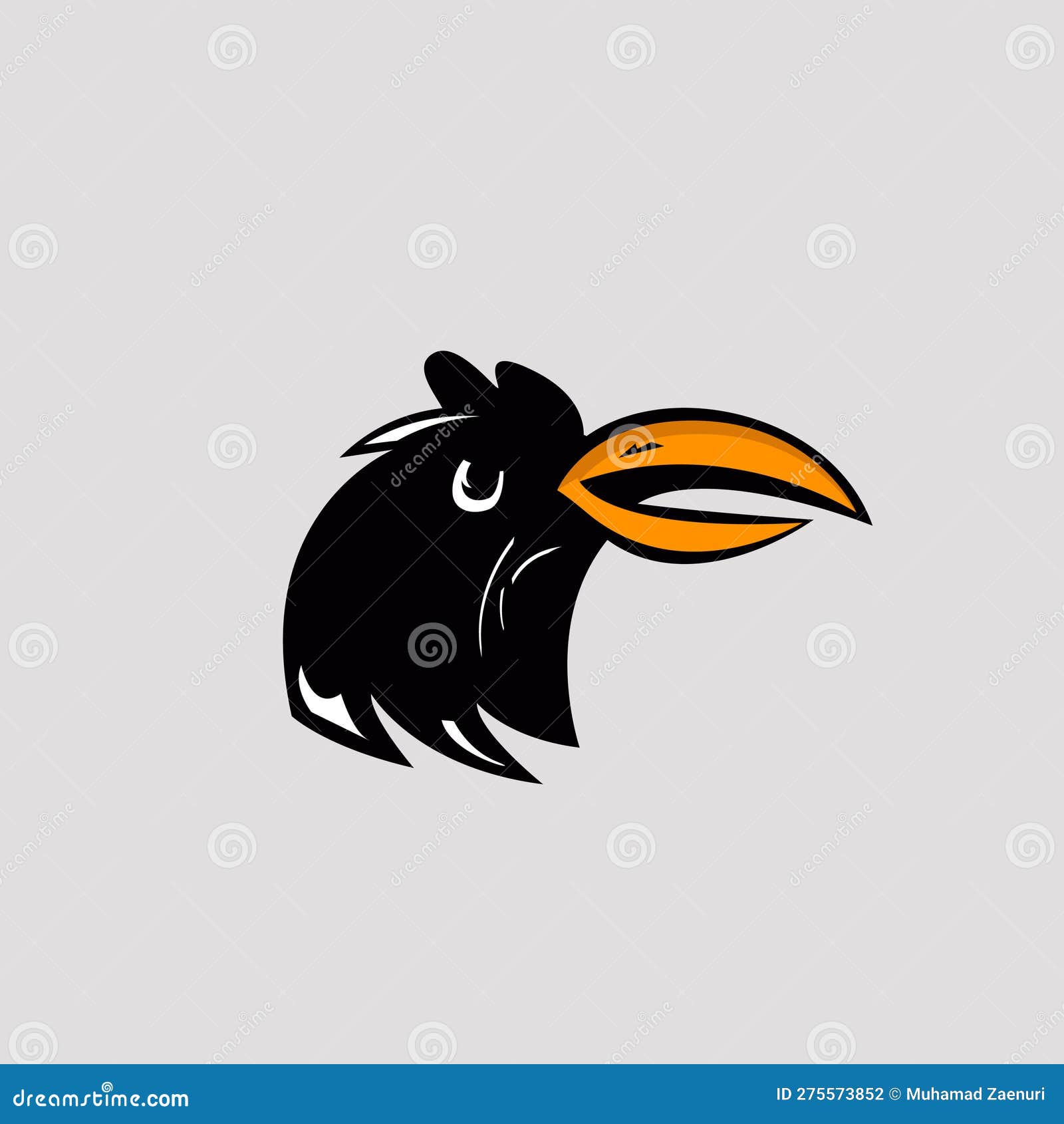 Bird s head logo stock vector. Illustration of logo - 275573852