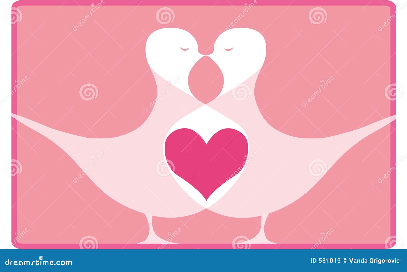 Bird s heart stock illustration. Illustration of bird, pair - 581015