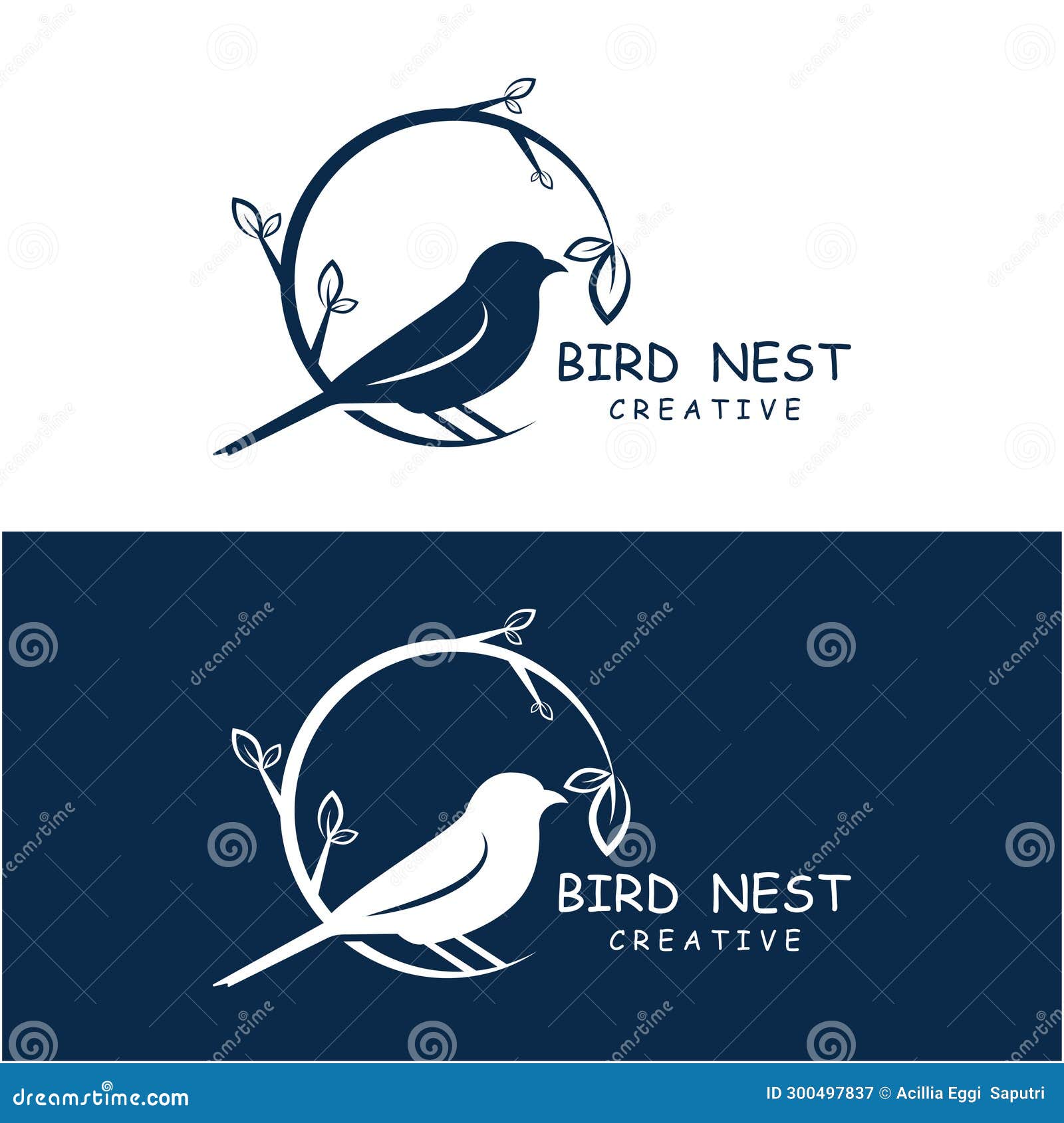 Nest Bird Logo Bird Nest Logo Design Royalty Free Vector Image