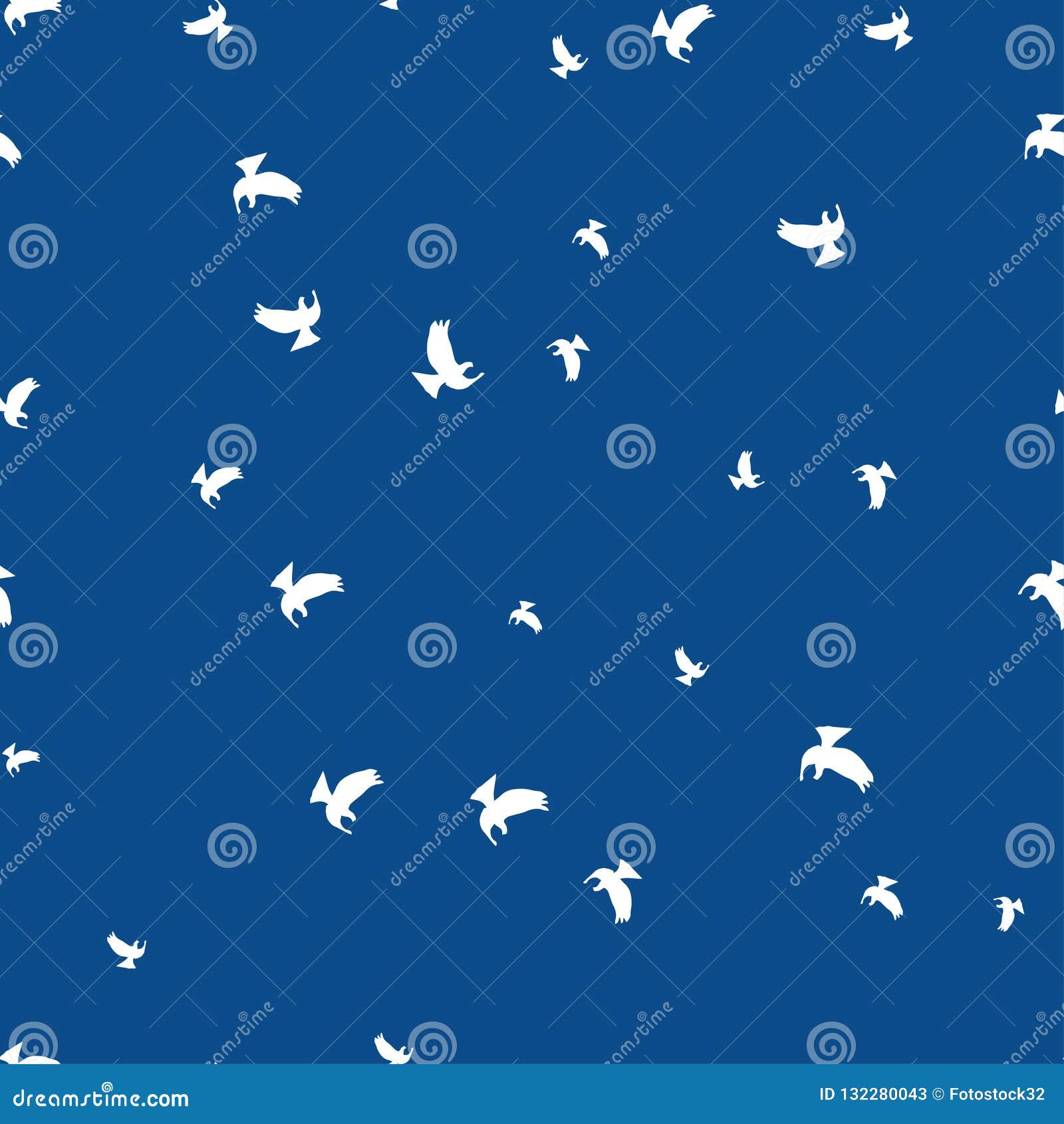 Bird Seamless Pattern Color Stock Vector - Illustration of pattern ...