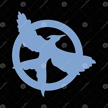 Bird Sign Mockingjay. Vector Illustration Stock Vector - Illustration ...