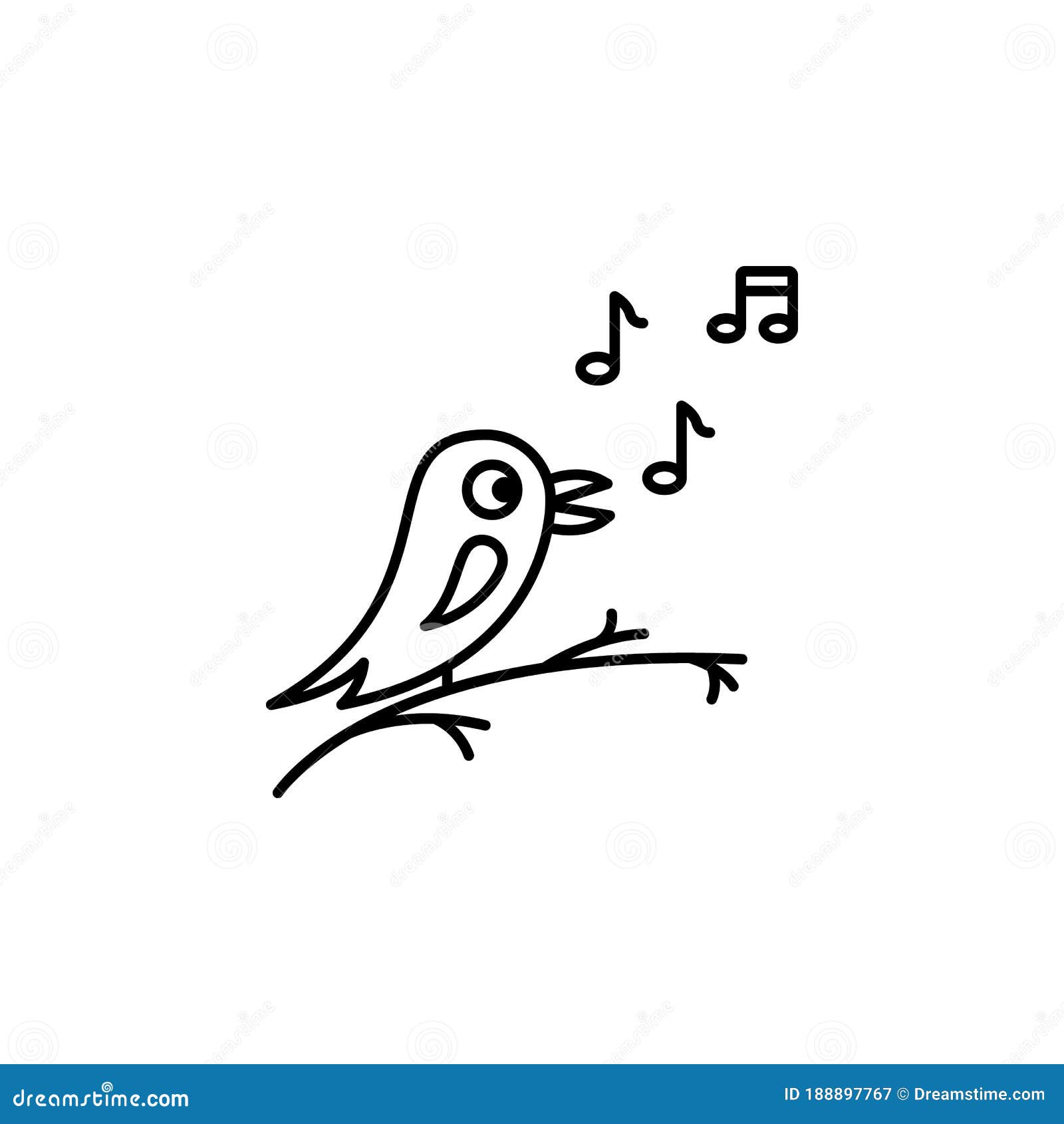 Man Singing Icon On White Background. Simple Element Illustration From ...