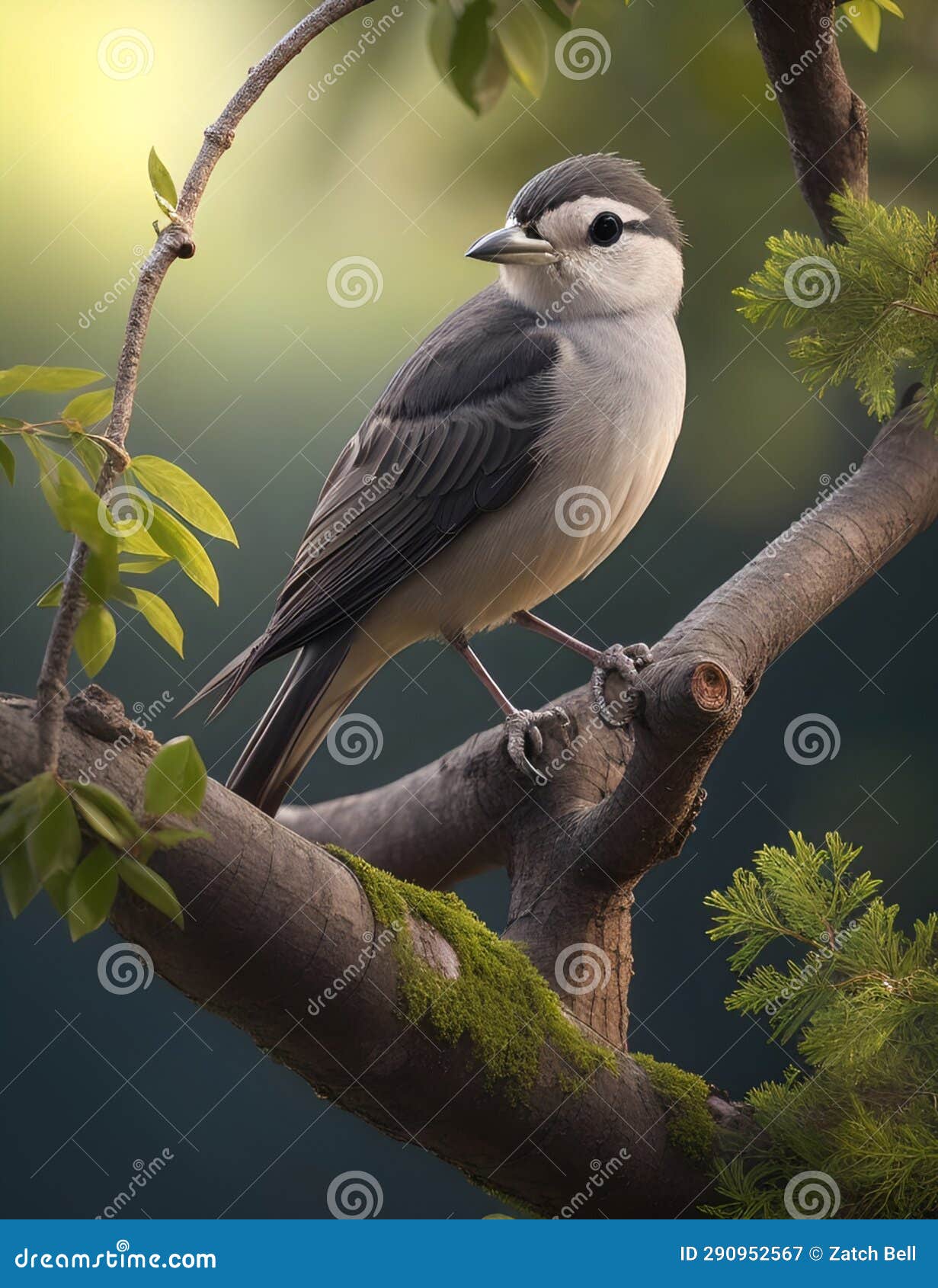 A Bird Sitting on a Branch of a Tree, Beautiful Bird on Branch, Bird ...