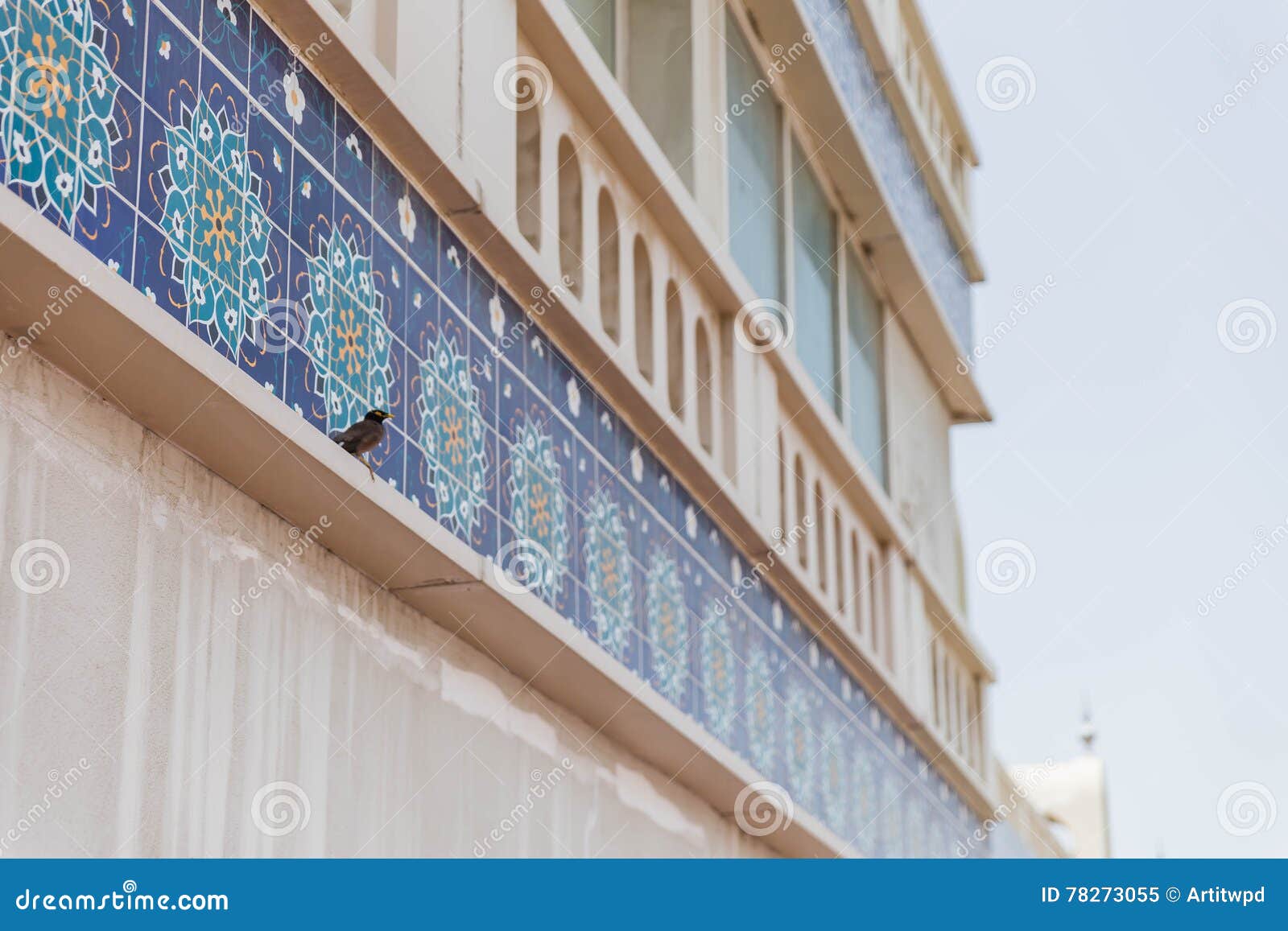 Blue Arabic Calligraphy Texture Intricate And Elegant, The Blue Arabic ...