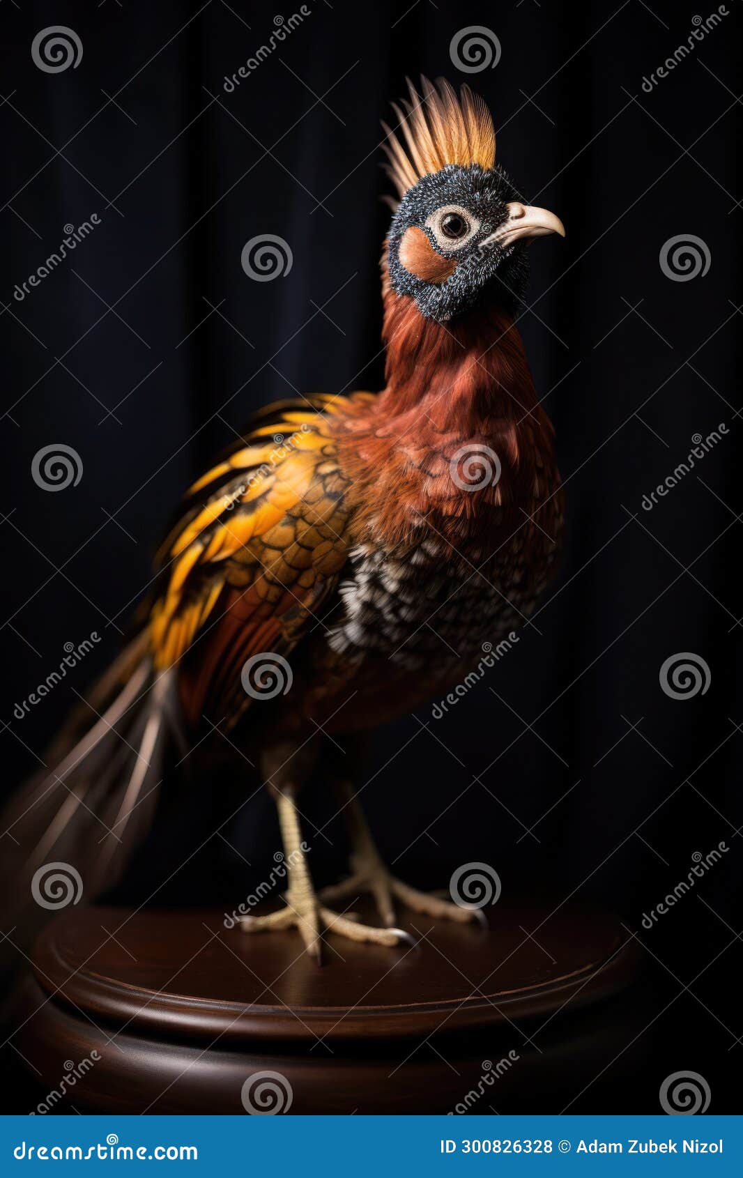 A bird standing on a table stock illustration. Illustration of beak ...