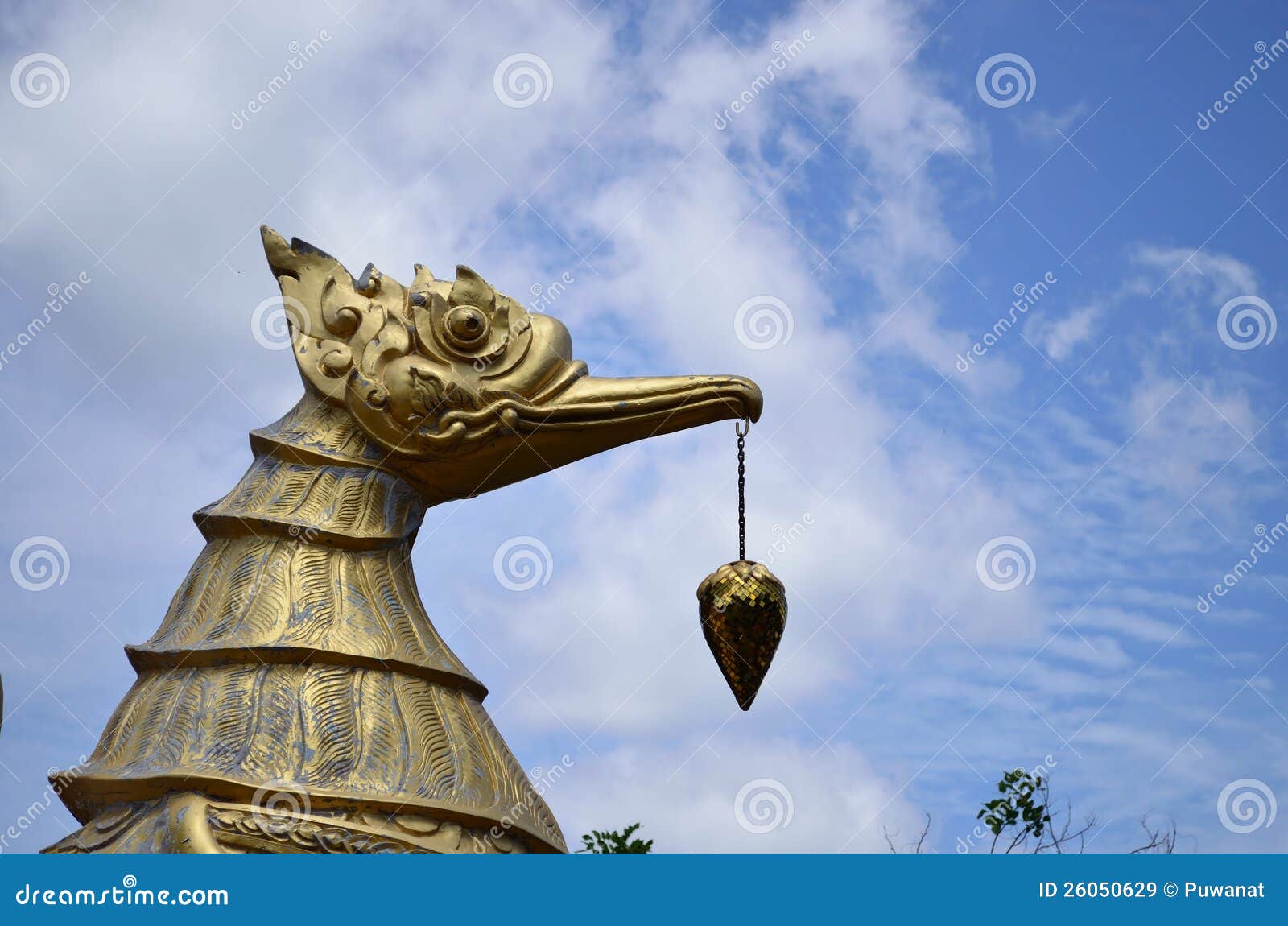 Bird statue stock image. Image of ancient, history, asian - 26050629