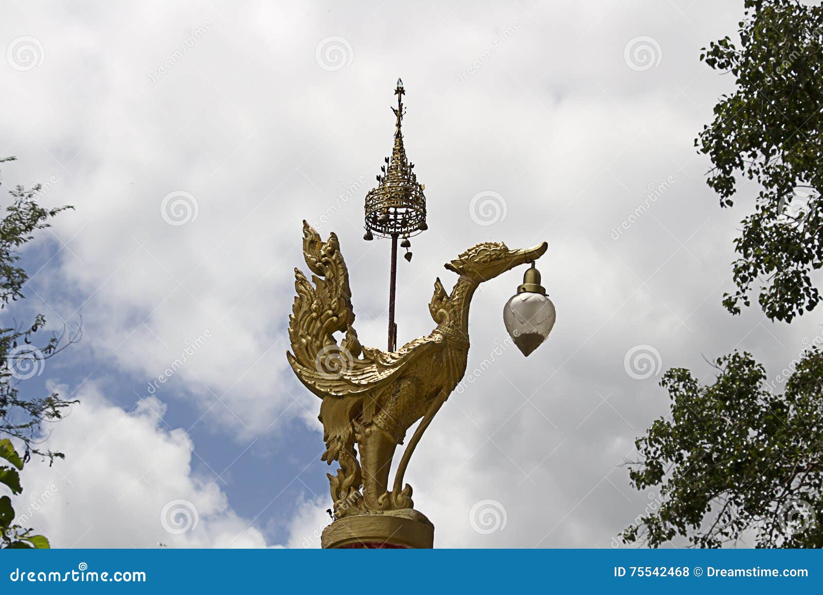 Bird statue stock photo. Image of asia, traditional, statue - 75542468
