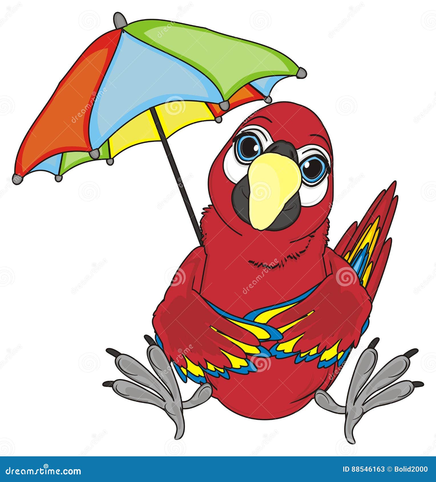 Bird and summer time stock illustration. Illustration of bird - 88546163