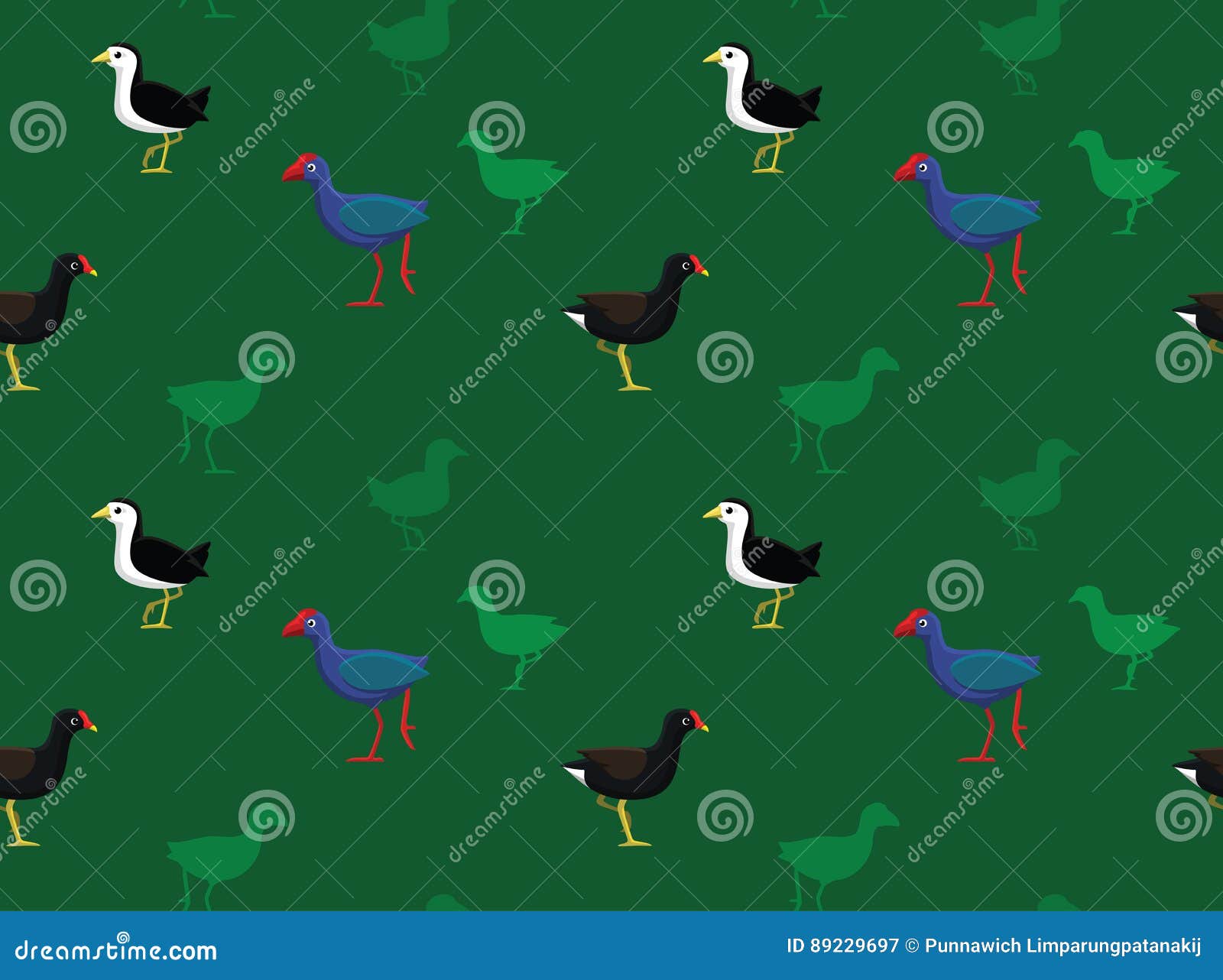 Common Moorhen Or Gallinula Chloropus Vintage Engraving Cartoon Vector ...