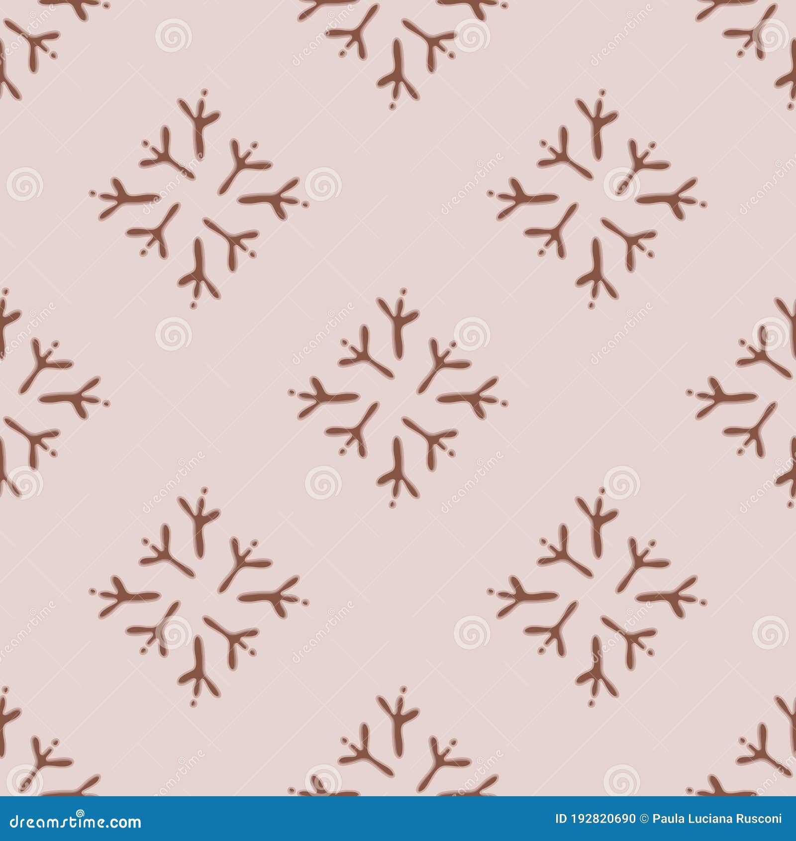 Bird Talon Print Vector Background Pattern Stock Vector - Illustration ...