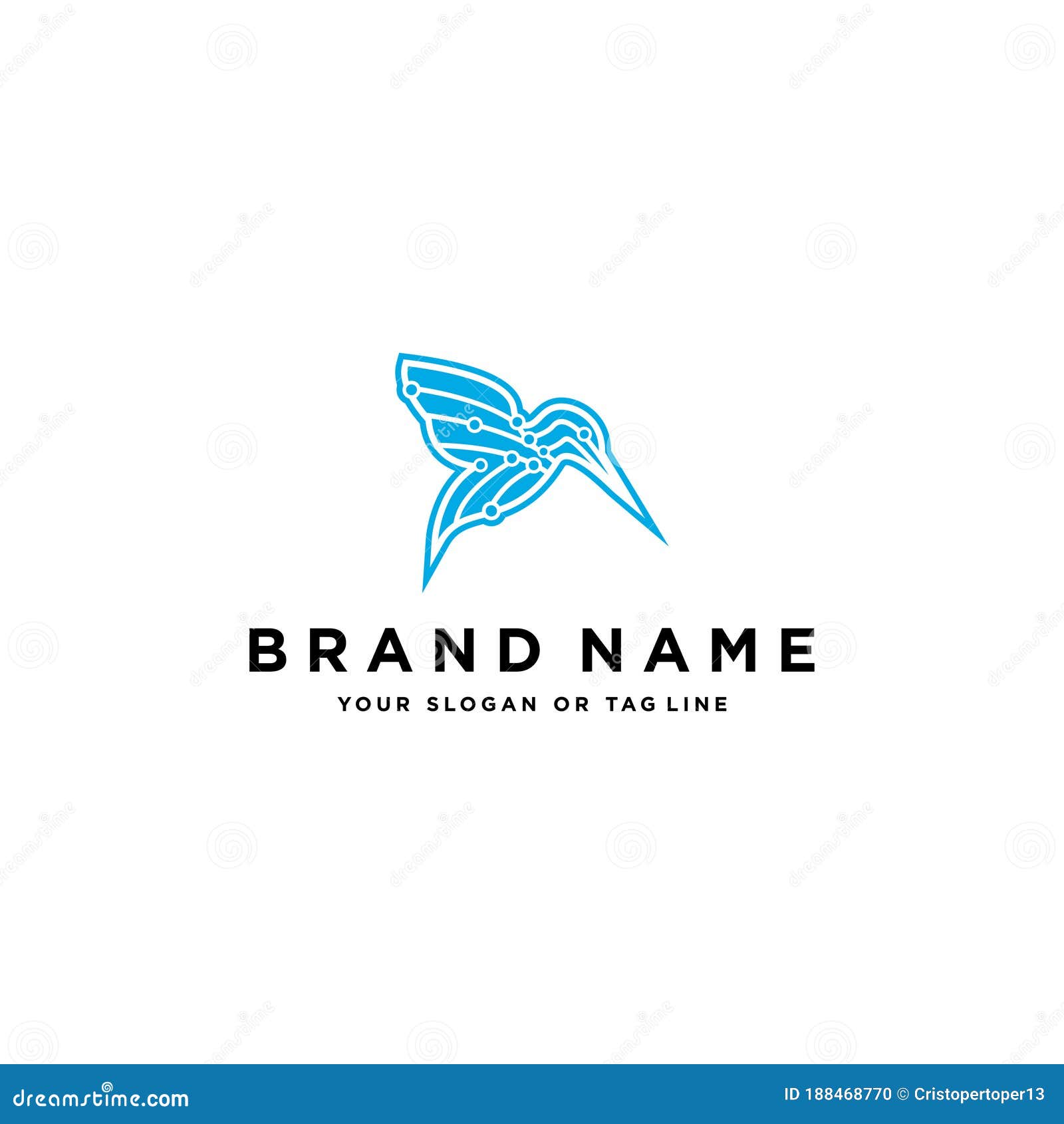 Bird Tech Logo Design Vector Stock Vector - Illustration of idea ...