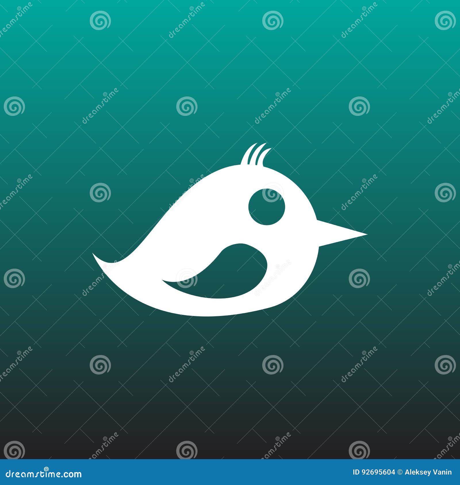 Bird Vector Icon Illustration Graphic Design. Stock Vector ...