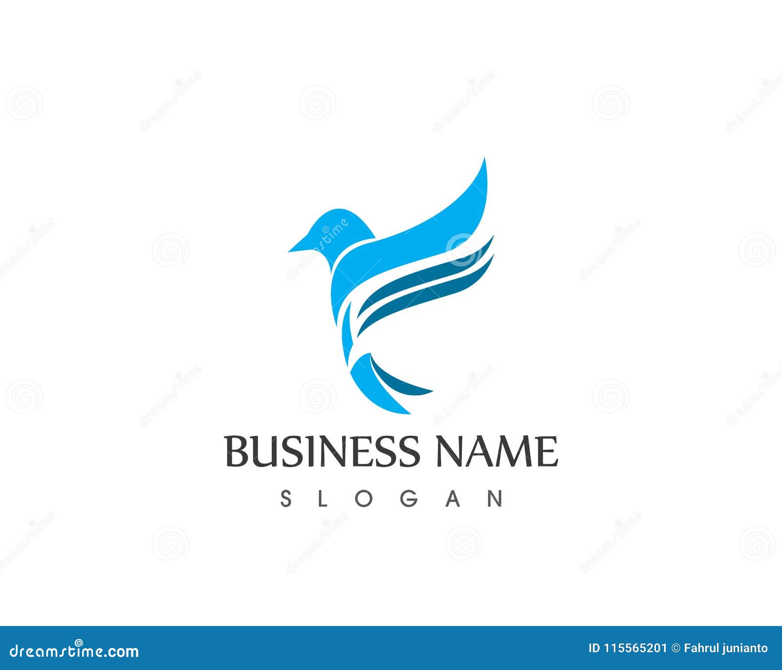 Bird Vector Letter Logo Template Stock Vector - Illustration of symbol ...