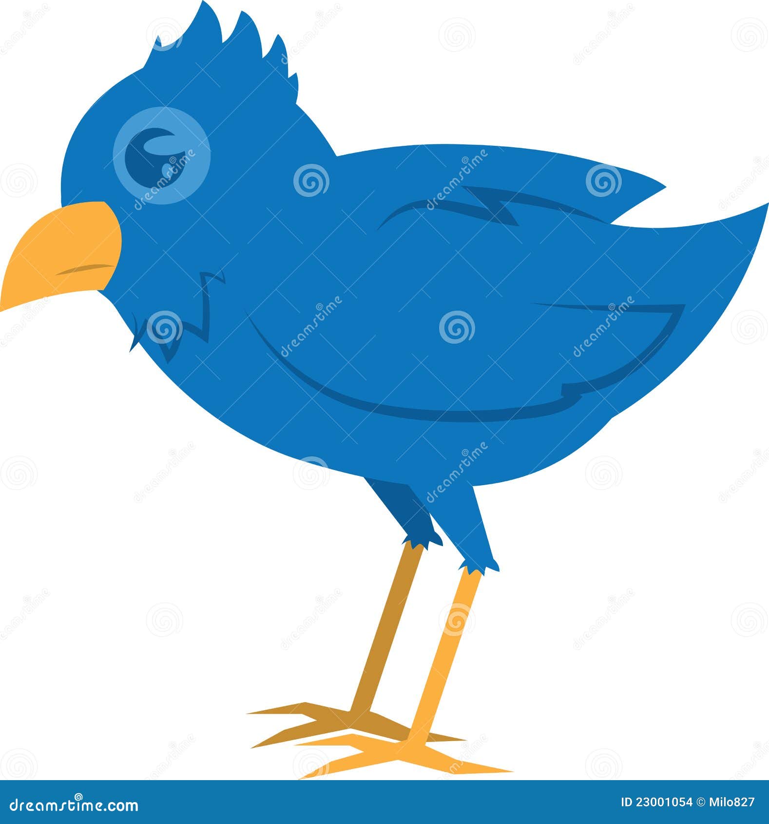 Bird Walking stock vector. Illustration of internet, communication ...