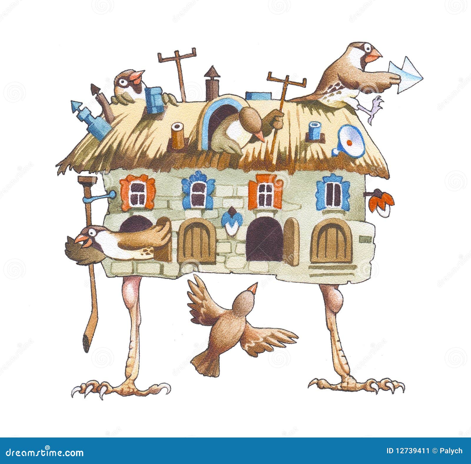 Bird weavers stock illustration. Illustration of weaver - 12739411