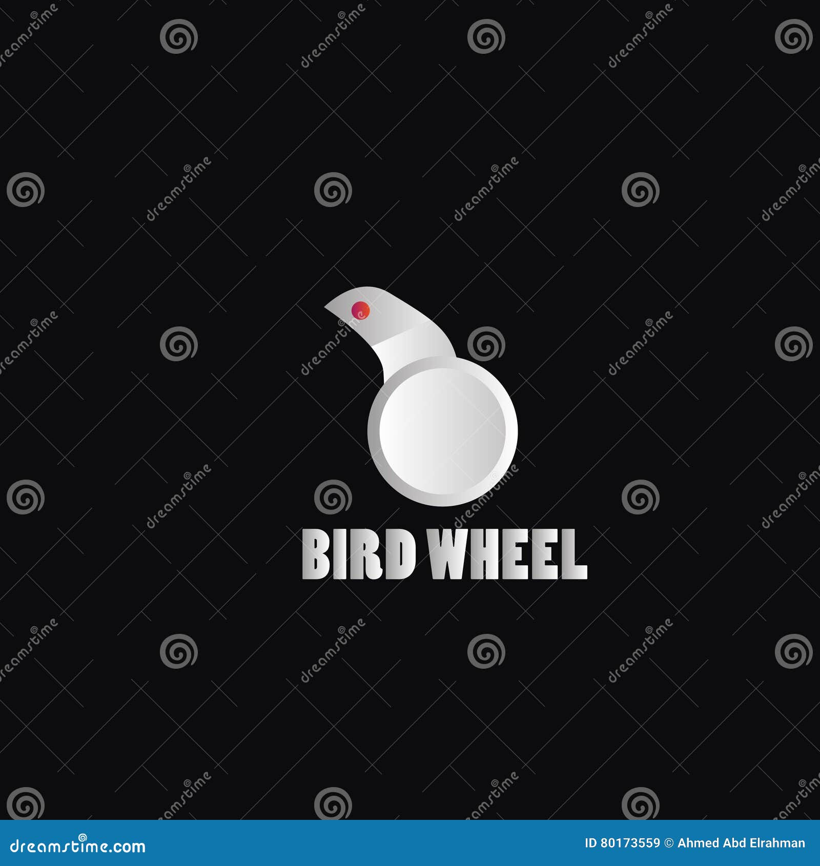 Bird Wheel Business Logo Cartoon Vector | CartoonDealer.com #80173559