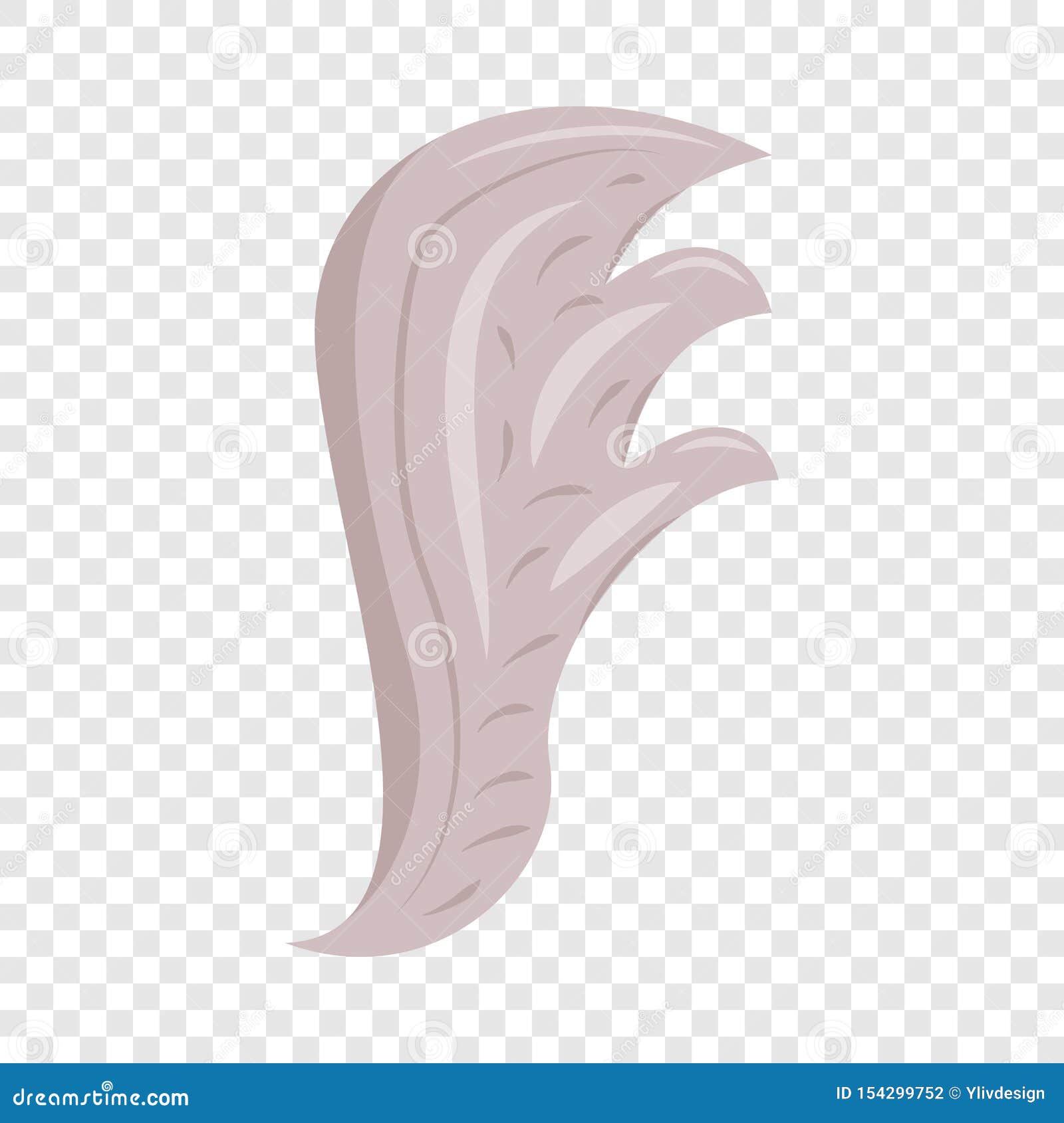 Bird Wing Icon, Cartoon Style Stock Vector - Illustration of dove ...