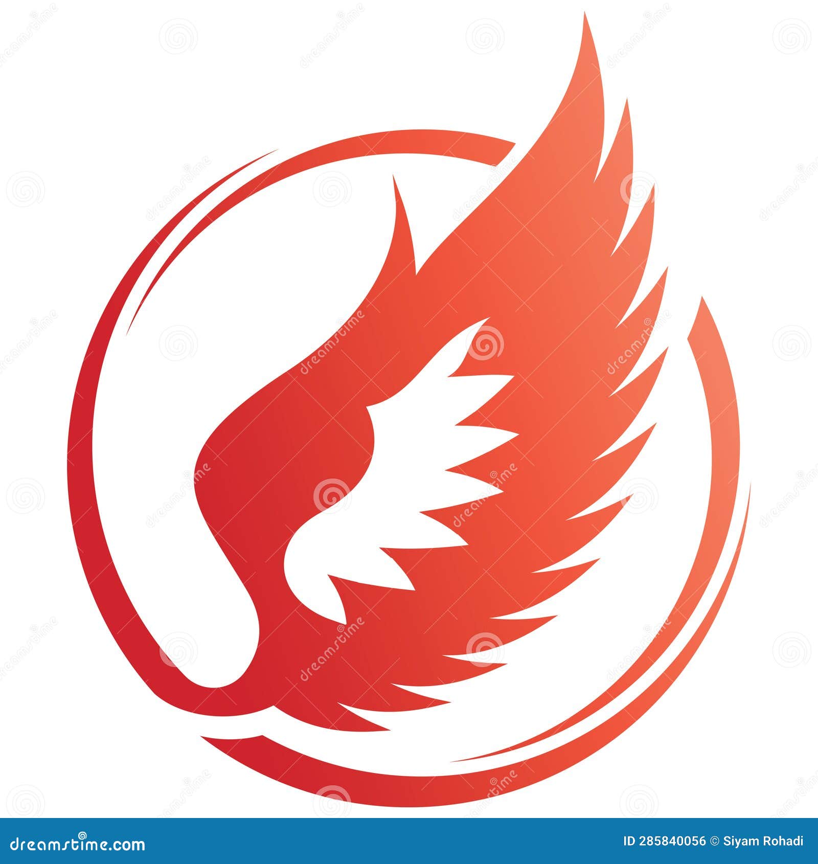 Bird Wings Illustration Logo Stock Vector - Illustration of sign ...