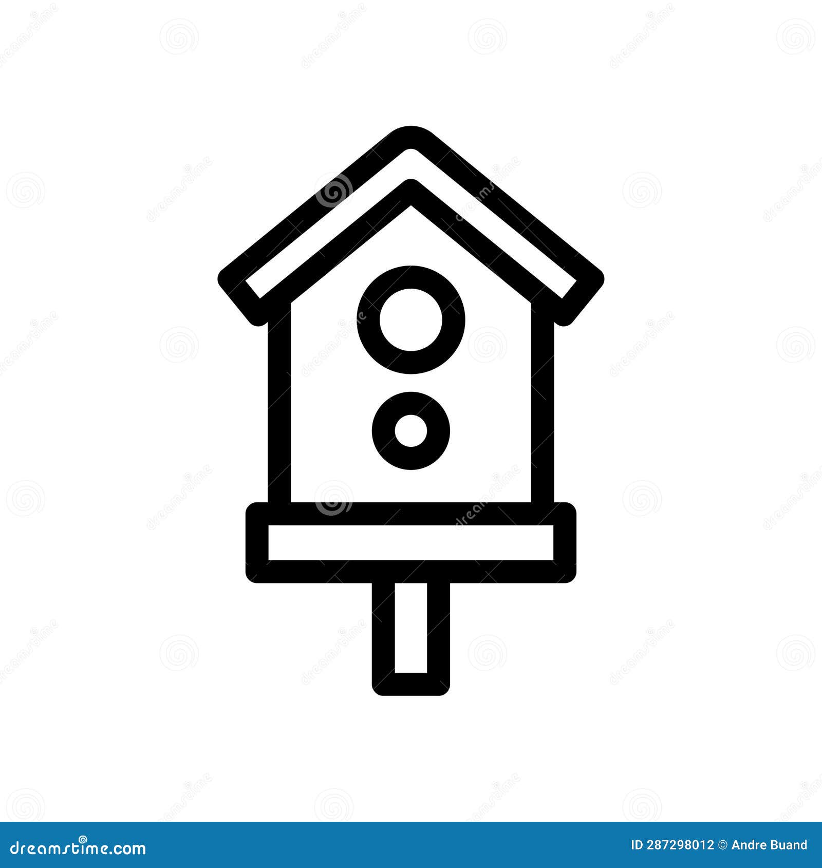 Birdhouse Icon Illustration Vector Graphic Stock Illustration ...