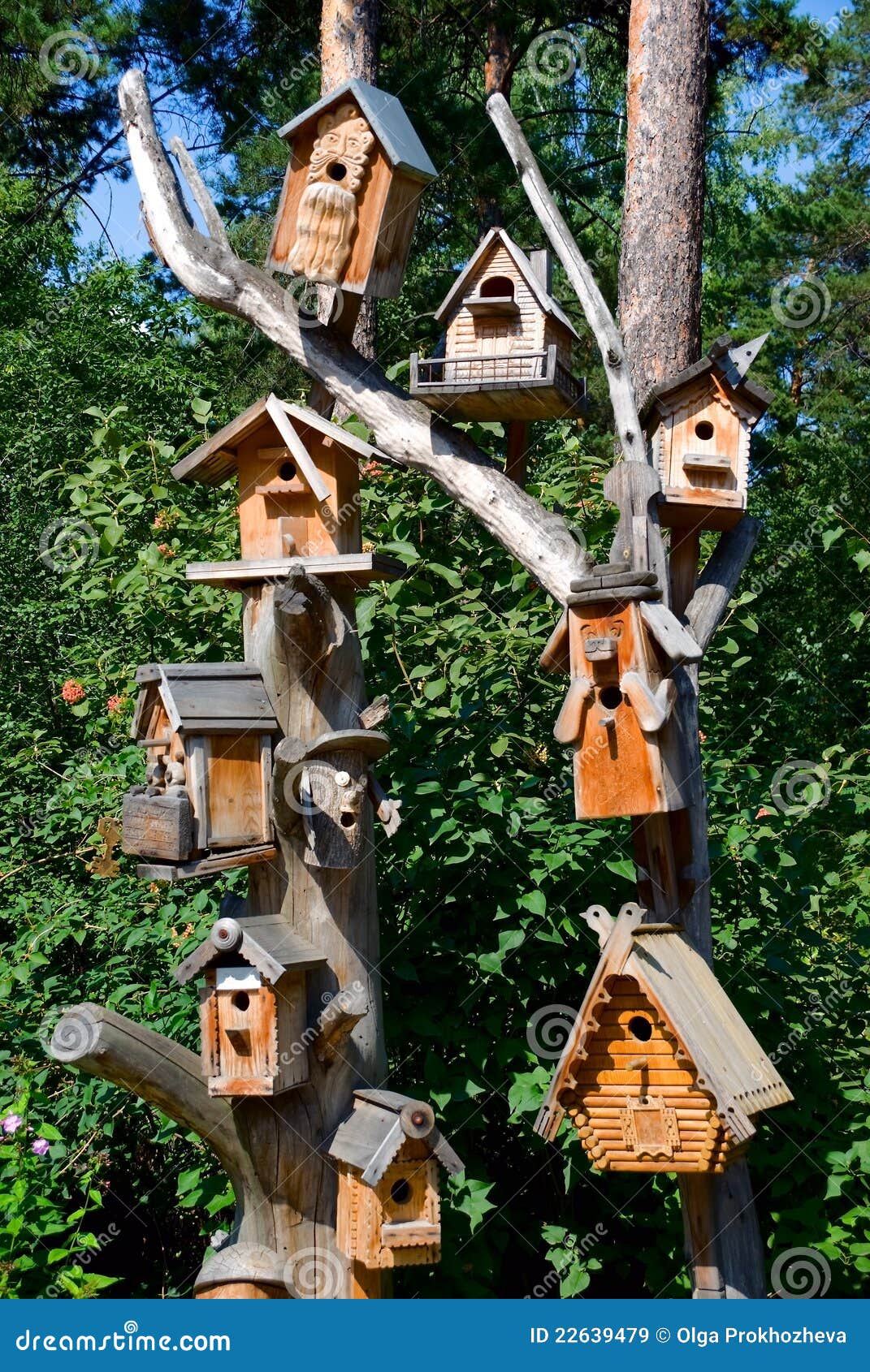 Birdhouses stock image. Image of outdoors, brown, migratory - 22639479