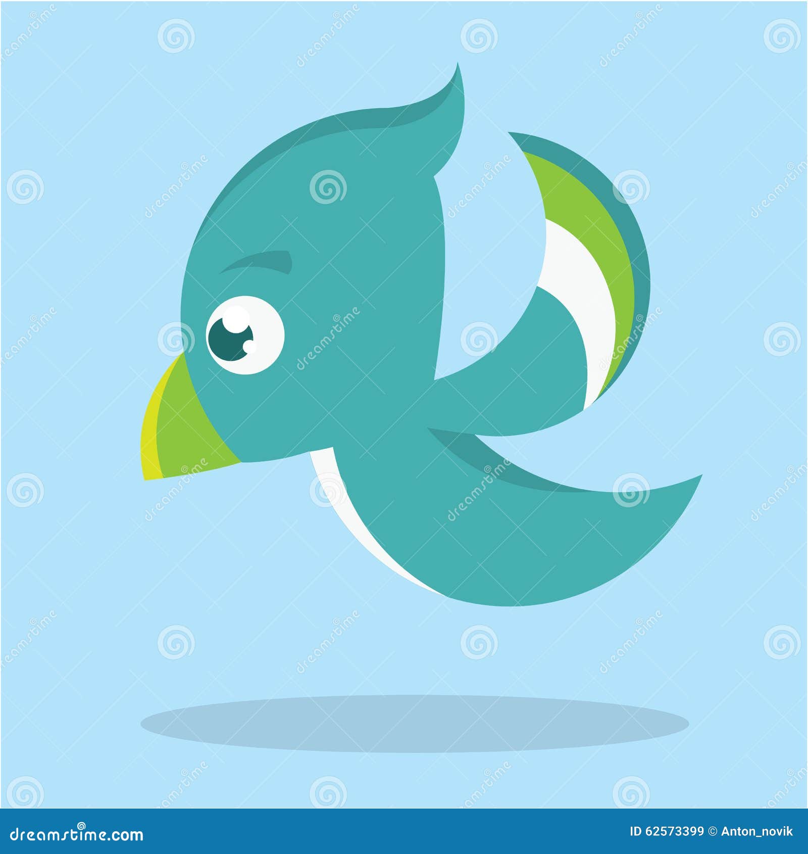 Birdie Icon Vector stock vector. Illustration of insignia - 62573399