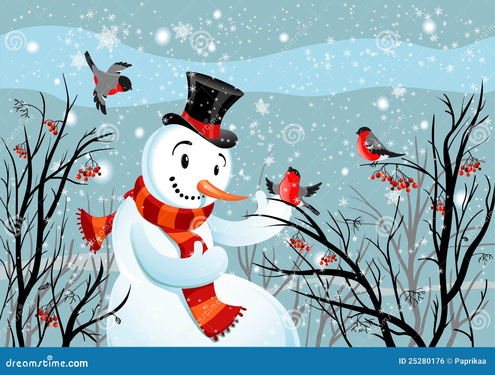 Bullfinch Cartoon Vector | CartoonDealer.com #41846145