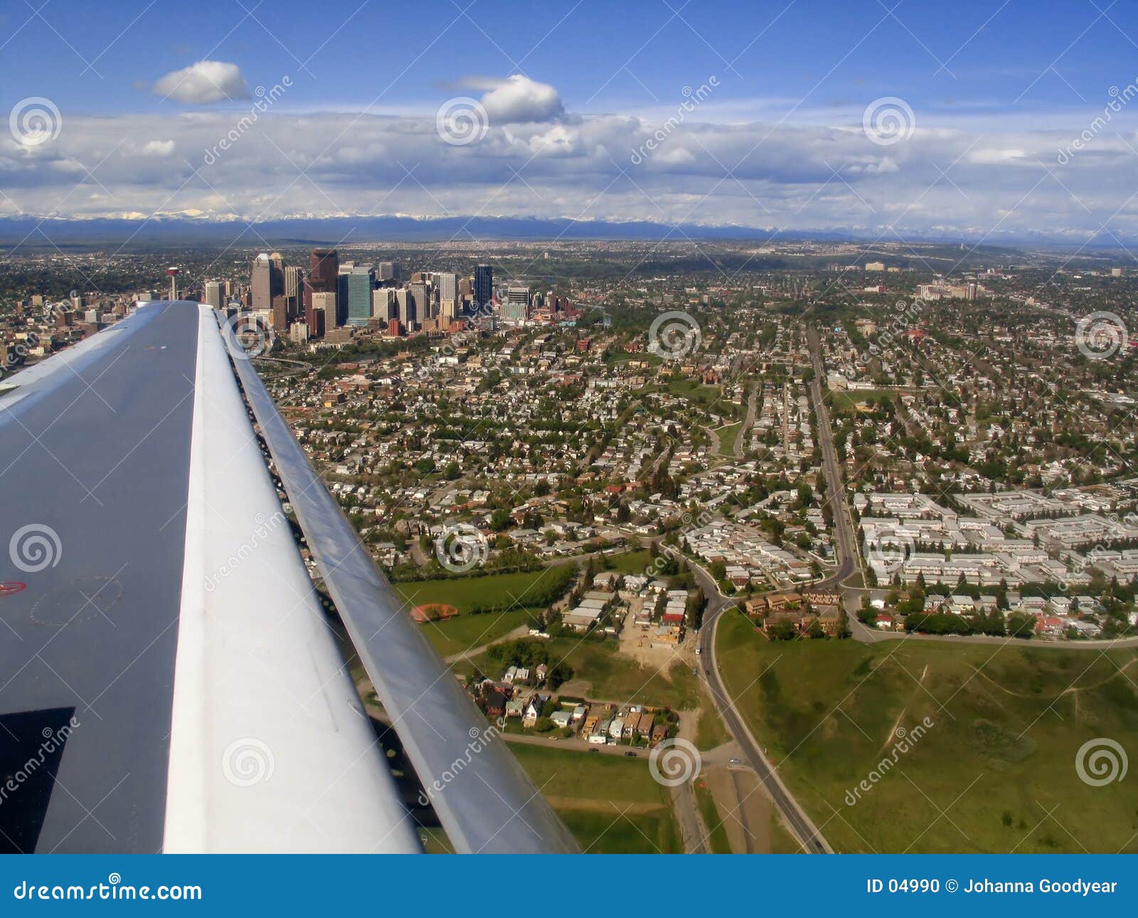 Birds Eye View stock photo. Image of alberta, city, view - 4990