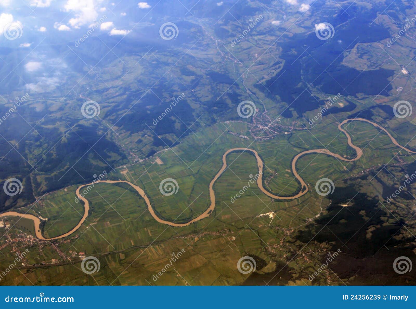 A birds eye view stock image. Image of flying, fields - 24256239