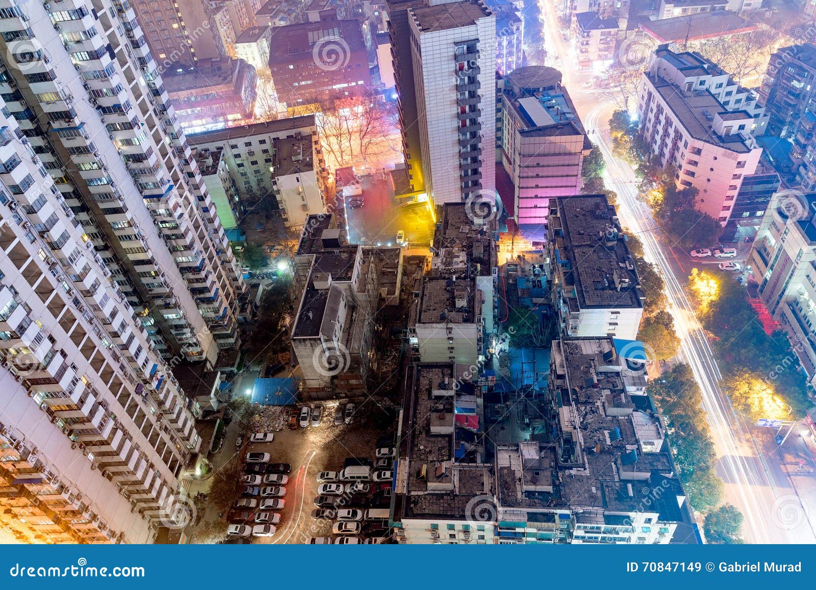 Birds Eye View of Buildings Stock Image - Image of smog, china: 70847149