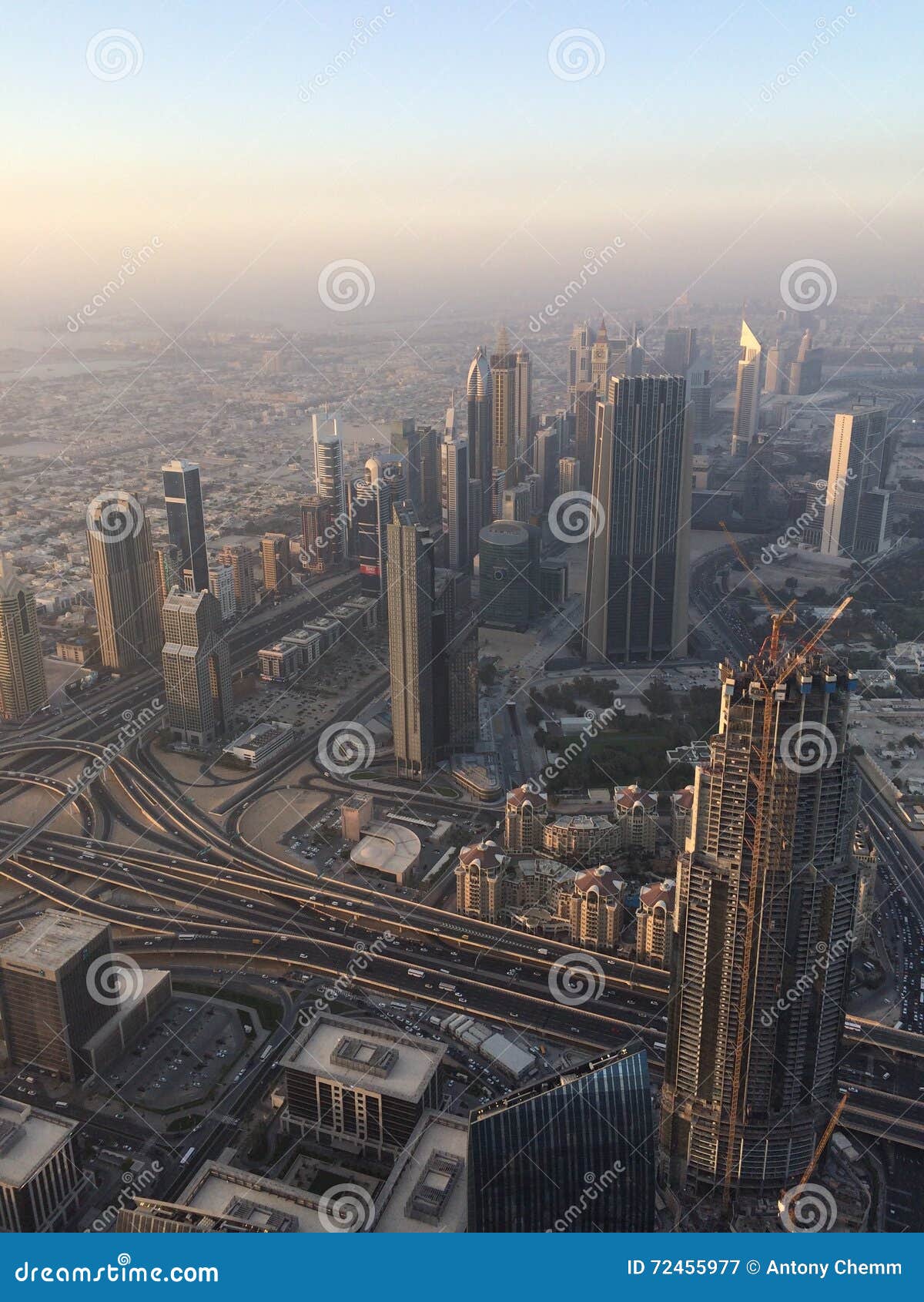 Birds eye view editorial photography. Image of burj, birds - 72455977