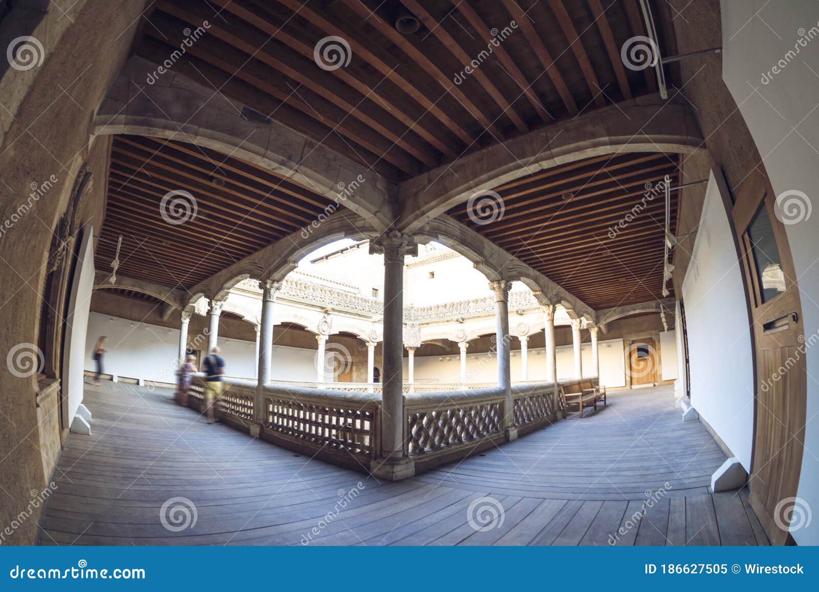 Birds-eye View Inside a Building Stock Image - Image of light ...