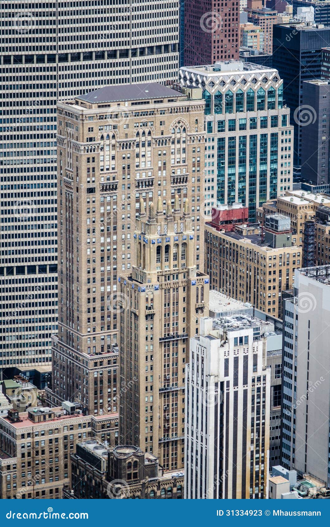 Birds eye view of New York stock image. Image of jungle - 31334923