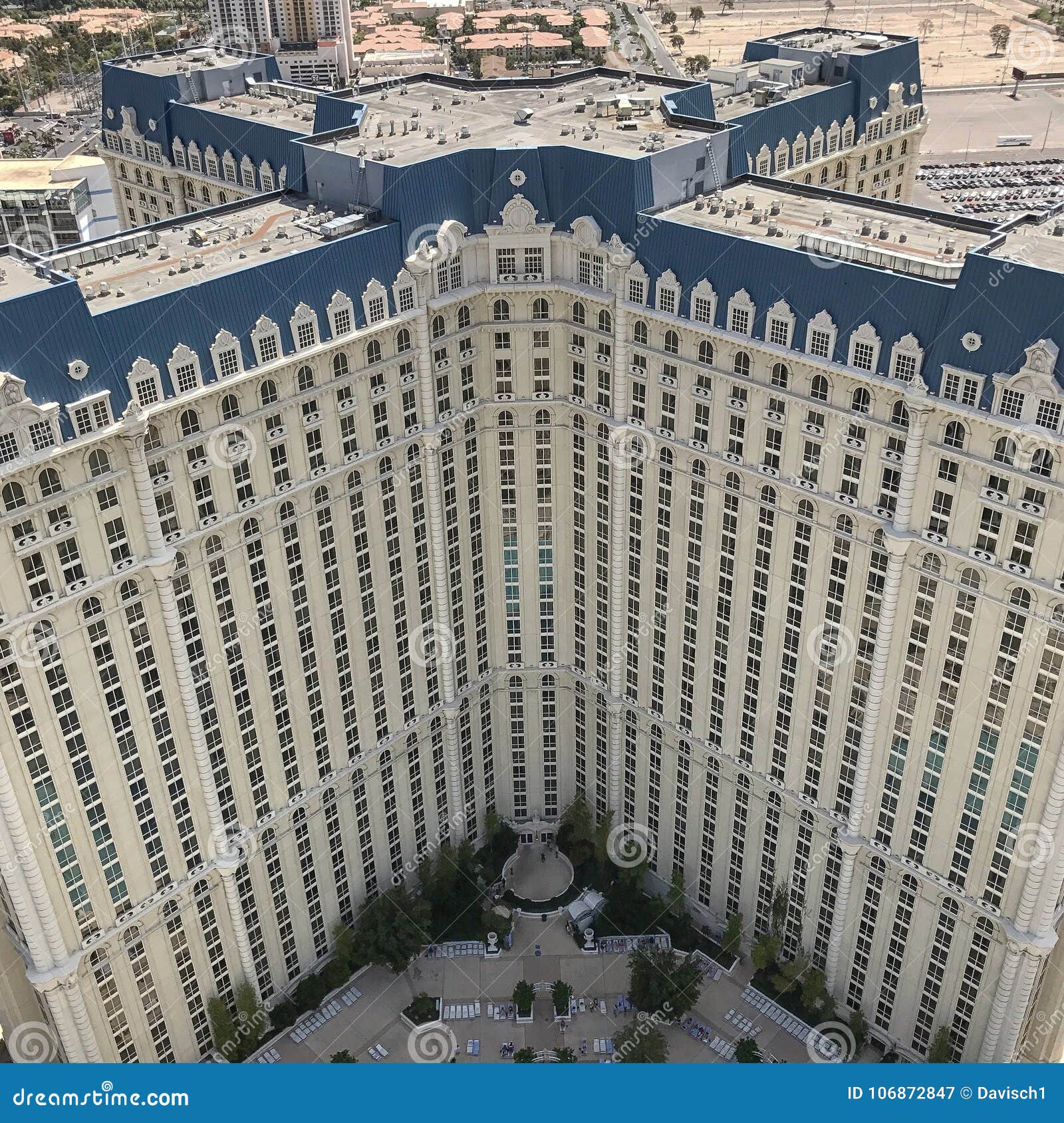 Unique View of Unique Building Stock Image - Image of birdseye, looking ...