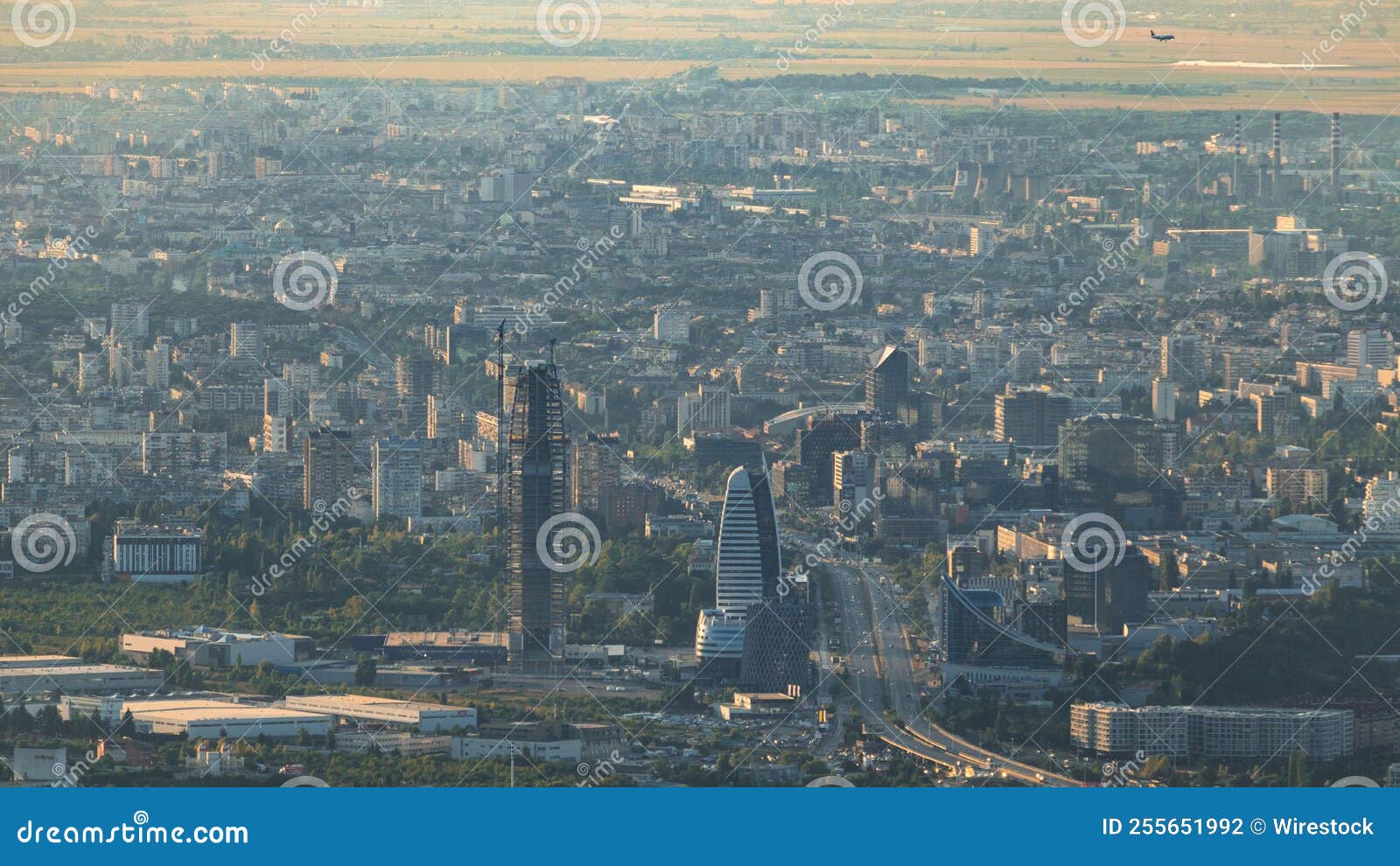 Birds Eye View of an Urban City Stock Photo - Image of architecture ...