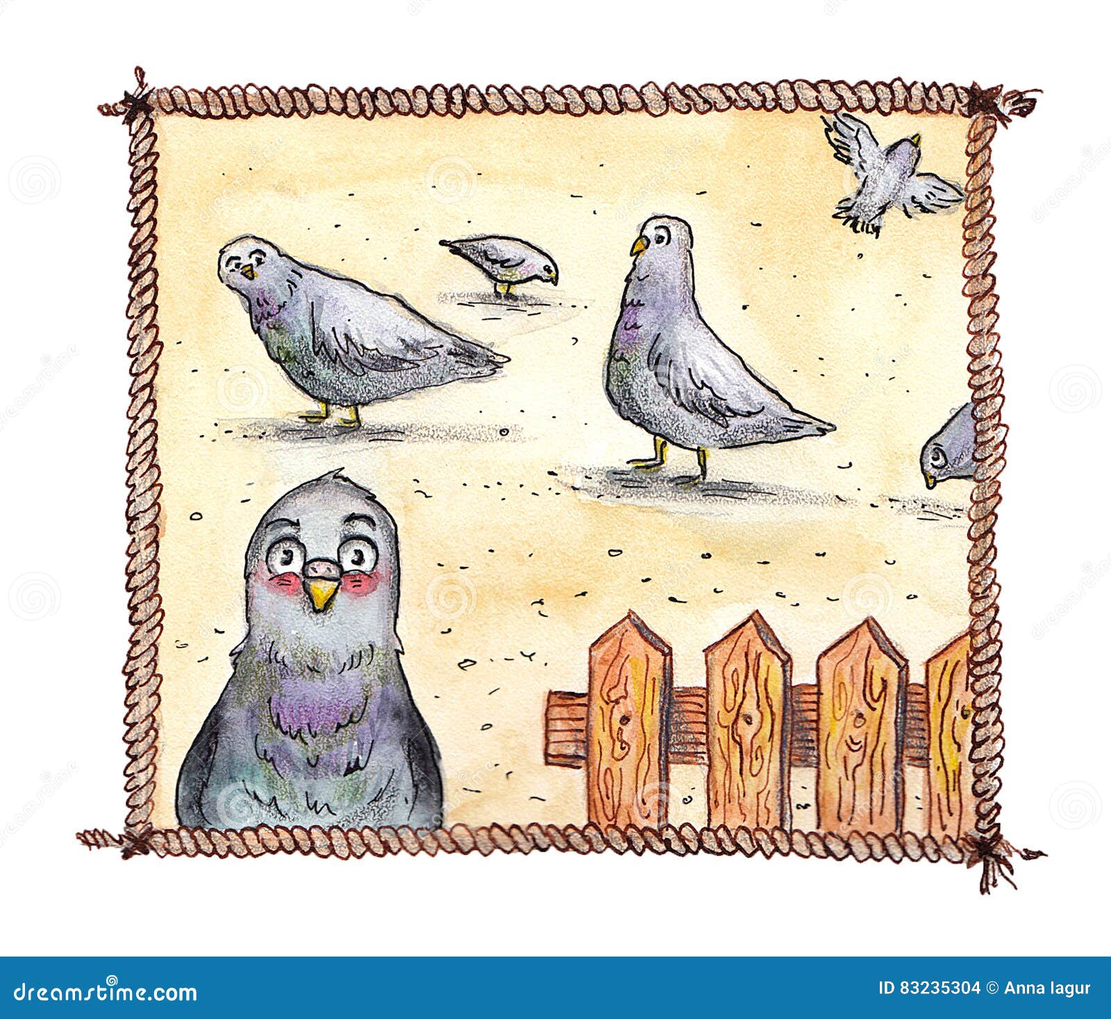 Few Pigeons Stock Illustrations – 17 Few Pigeons Stock Illustrations ...