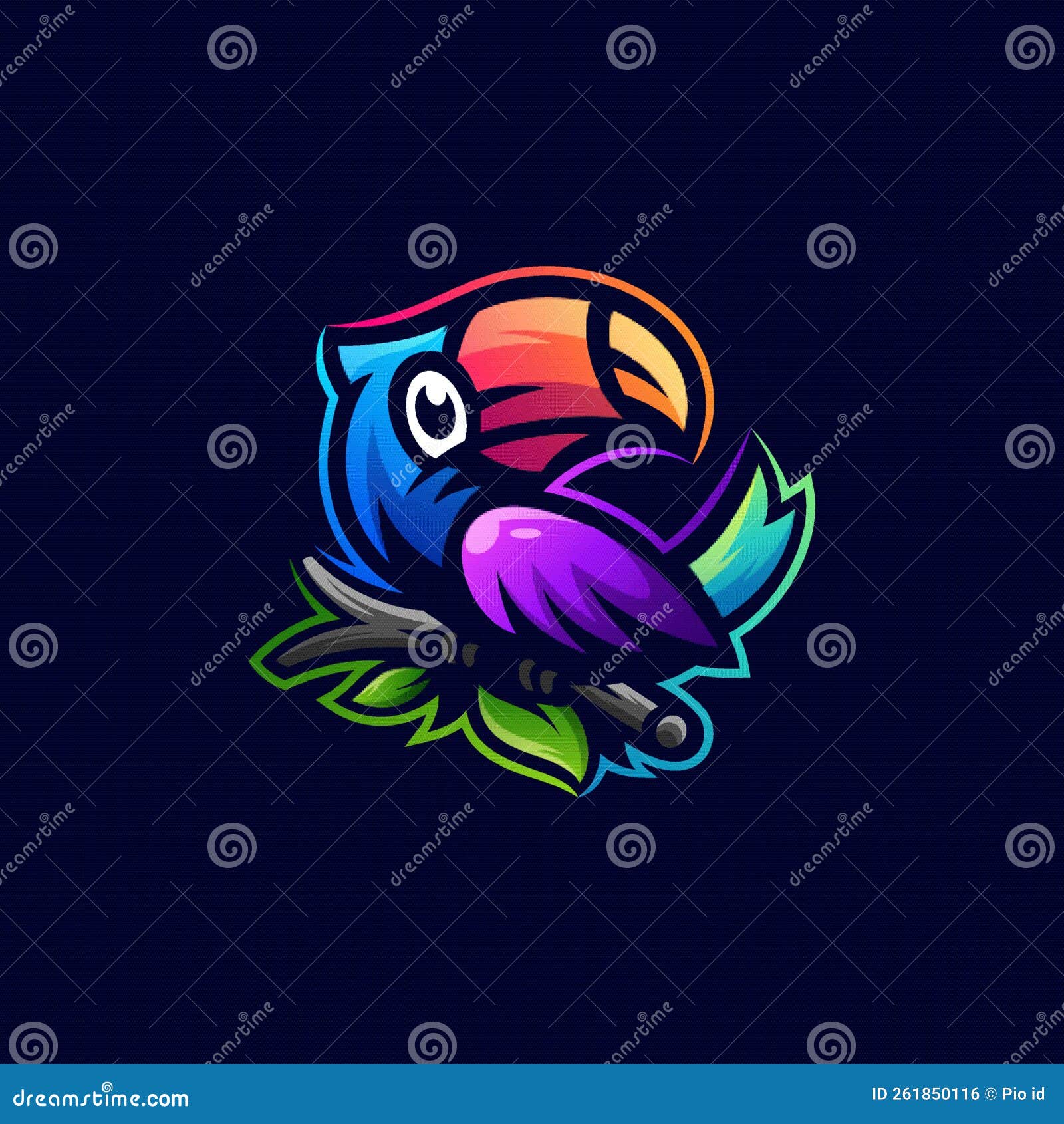 BIRDS High School Mascot stock vector. Illustration of banner - 261850116