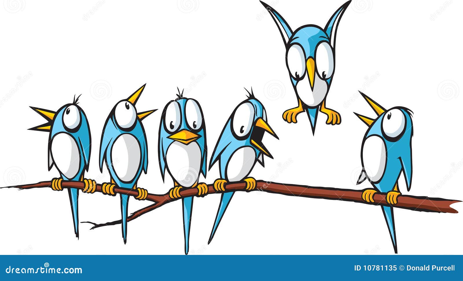 Spring Birds Clipart