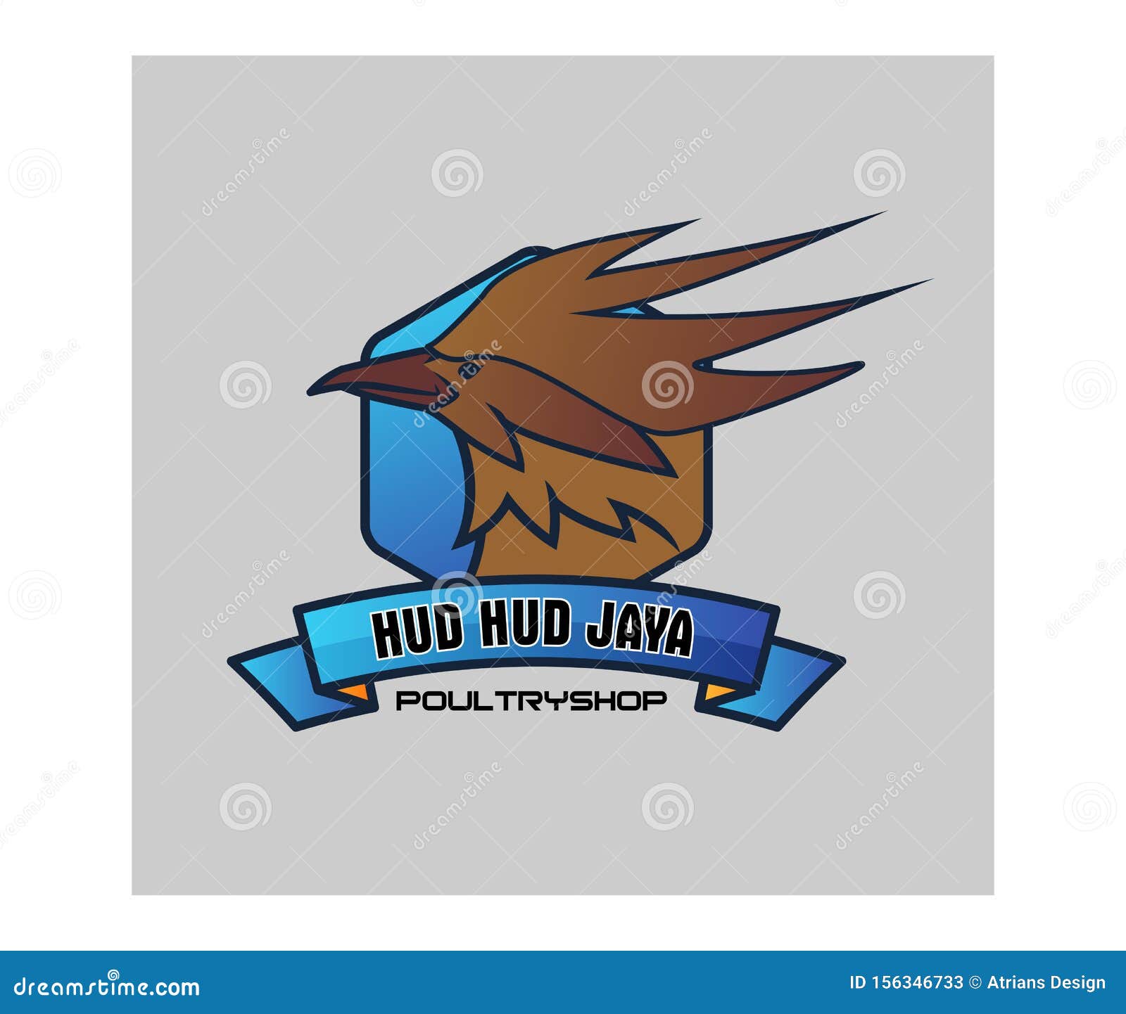 Birds Logo Design, Hud Hud Bird Logo Stock Vector - Illustration of ...