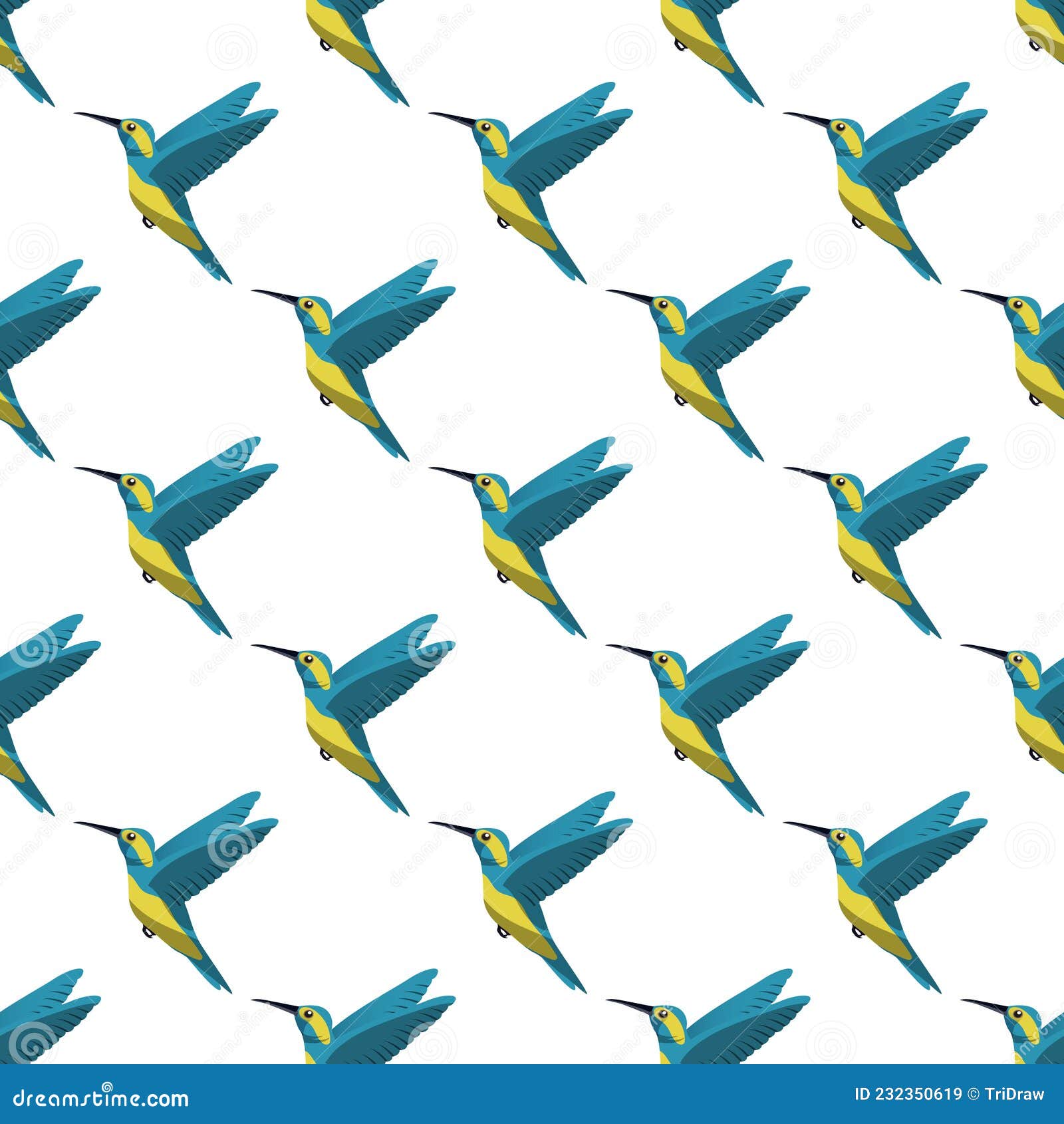 Birds Seamless Pattern Design Stock Vector - Illustration of fabric ...